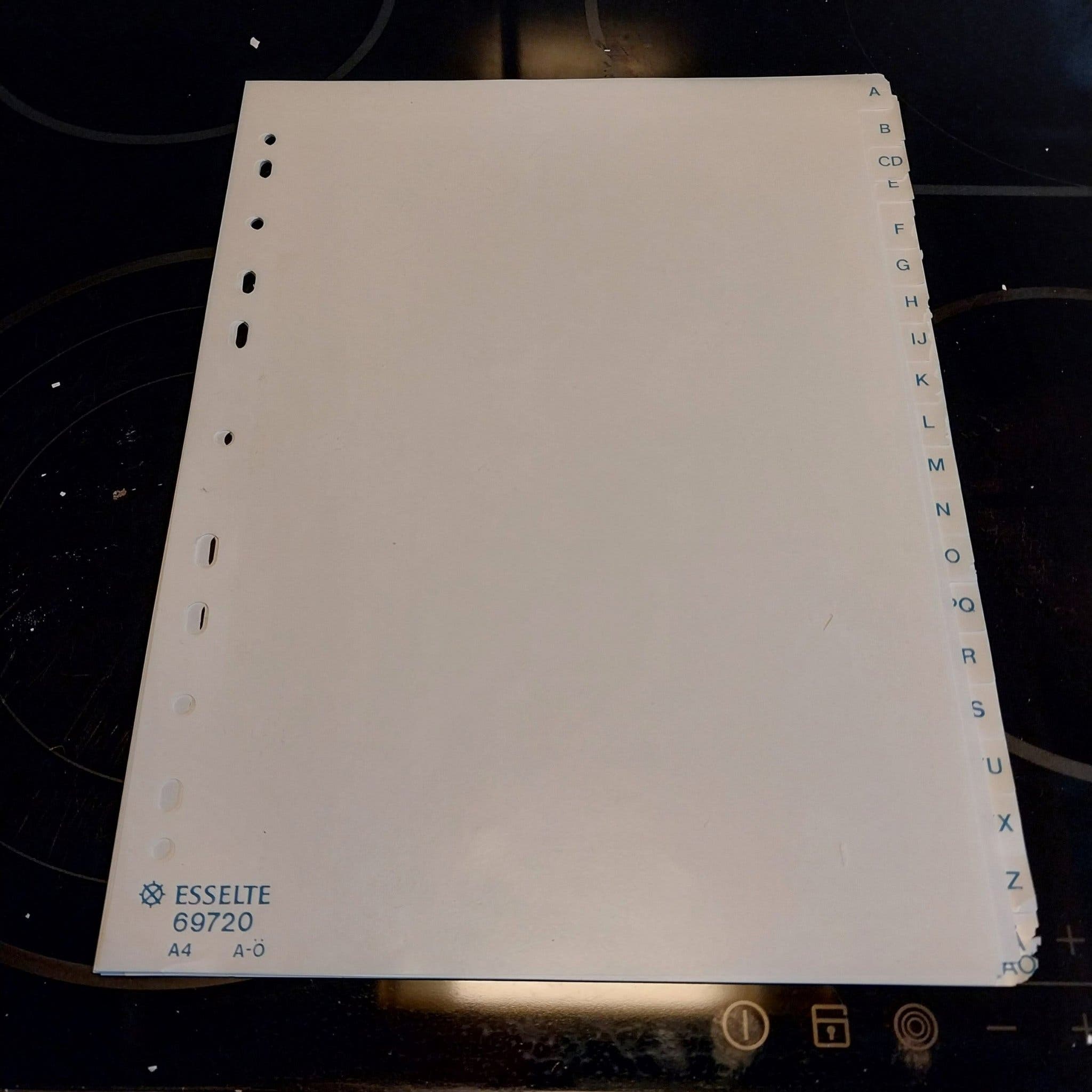 REA!! Retro/Vintage, Register A4, Esselte, 1990.. | Köp på Tradera ...