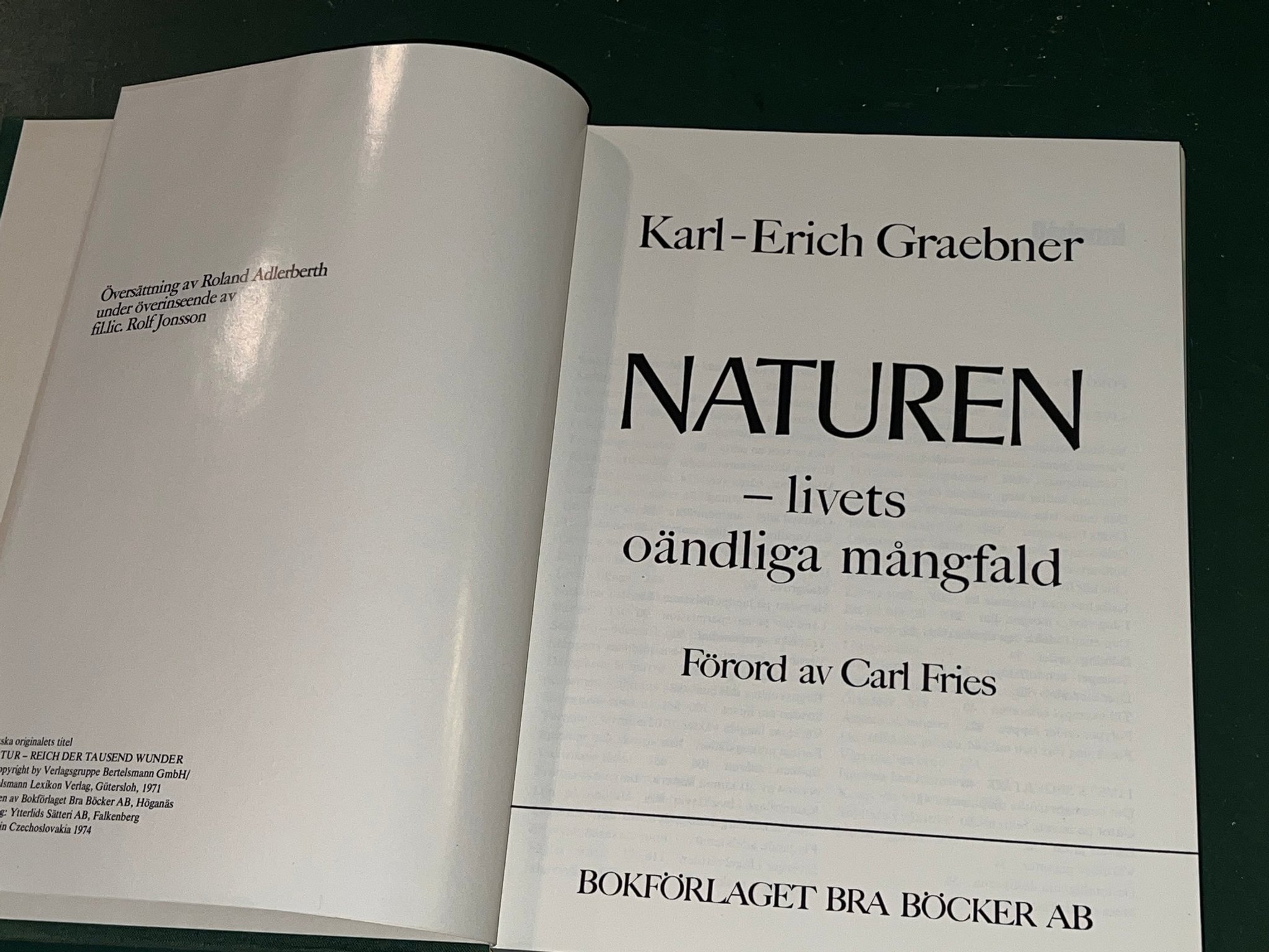 Naturen - livets oändliga mångfald av Karl-Eric.. | Köp på Tradera ...