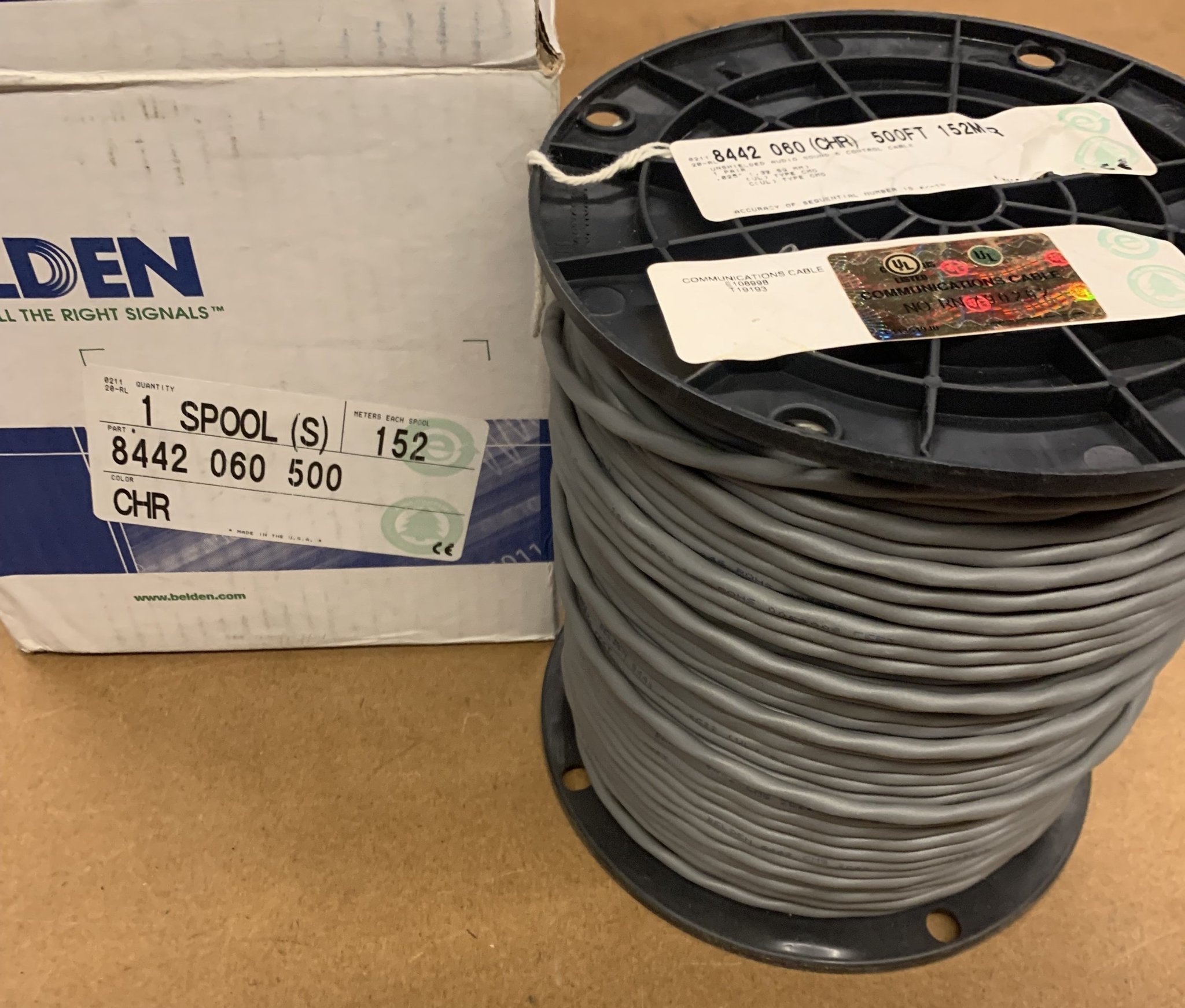 Se produkter som liknar Belden 8442 060 (CHR) 500FT 1.. på Tradera ...