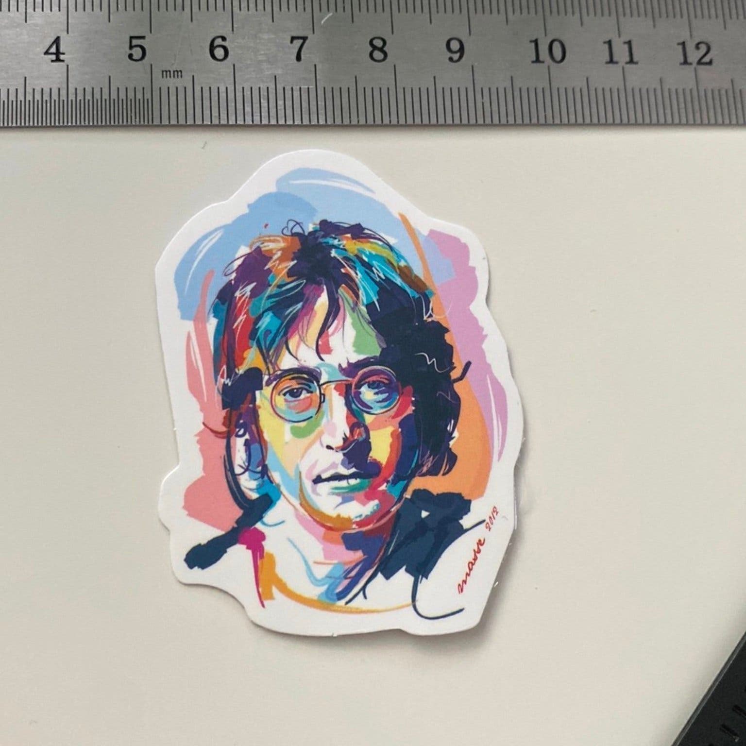 John Lennon Imagine Sticker klistermärken | Köp på Tradera (709378370)