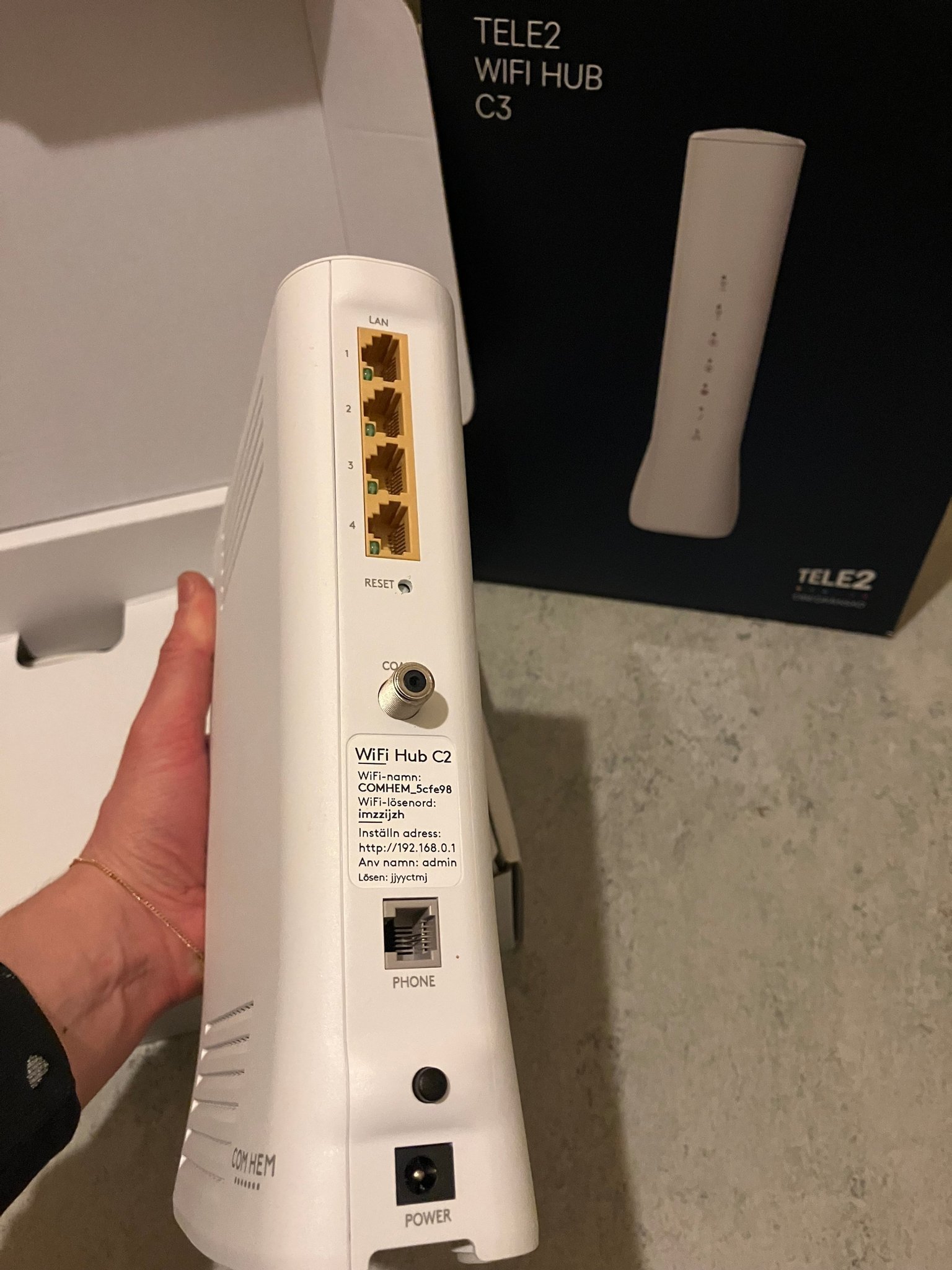 TELE2 Sagemcom WiFi HUB C2 | Köp på Tradera (589542010)
