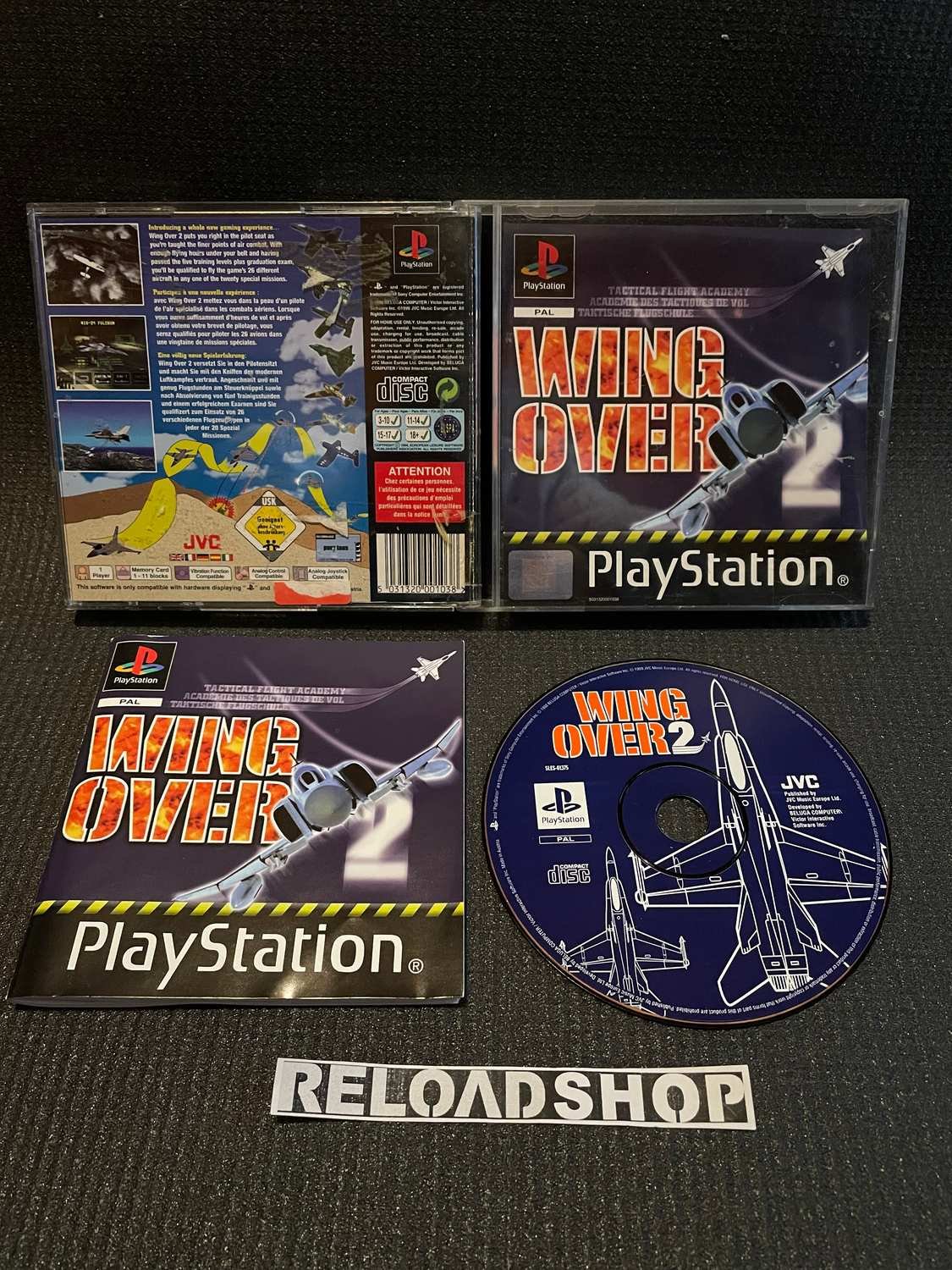 Wing Over 2 PS1 PSOne - CiB | Köp från RELOAD_SHOP på Tradera (663427664)