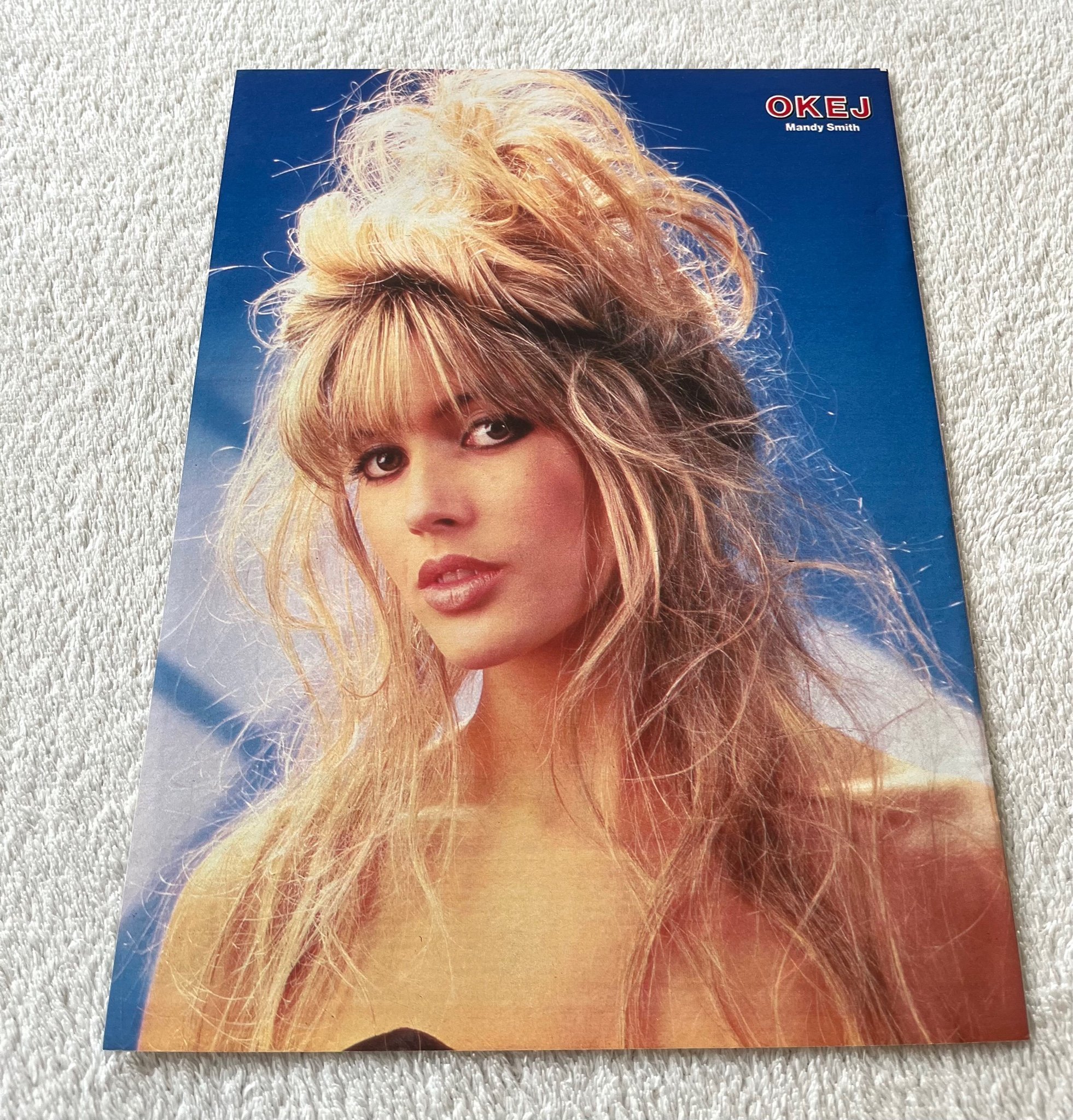 Mandy Smith 1987 affisch mini poster tidningen .. | Köp på Tradera ...