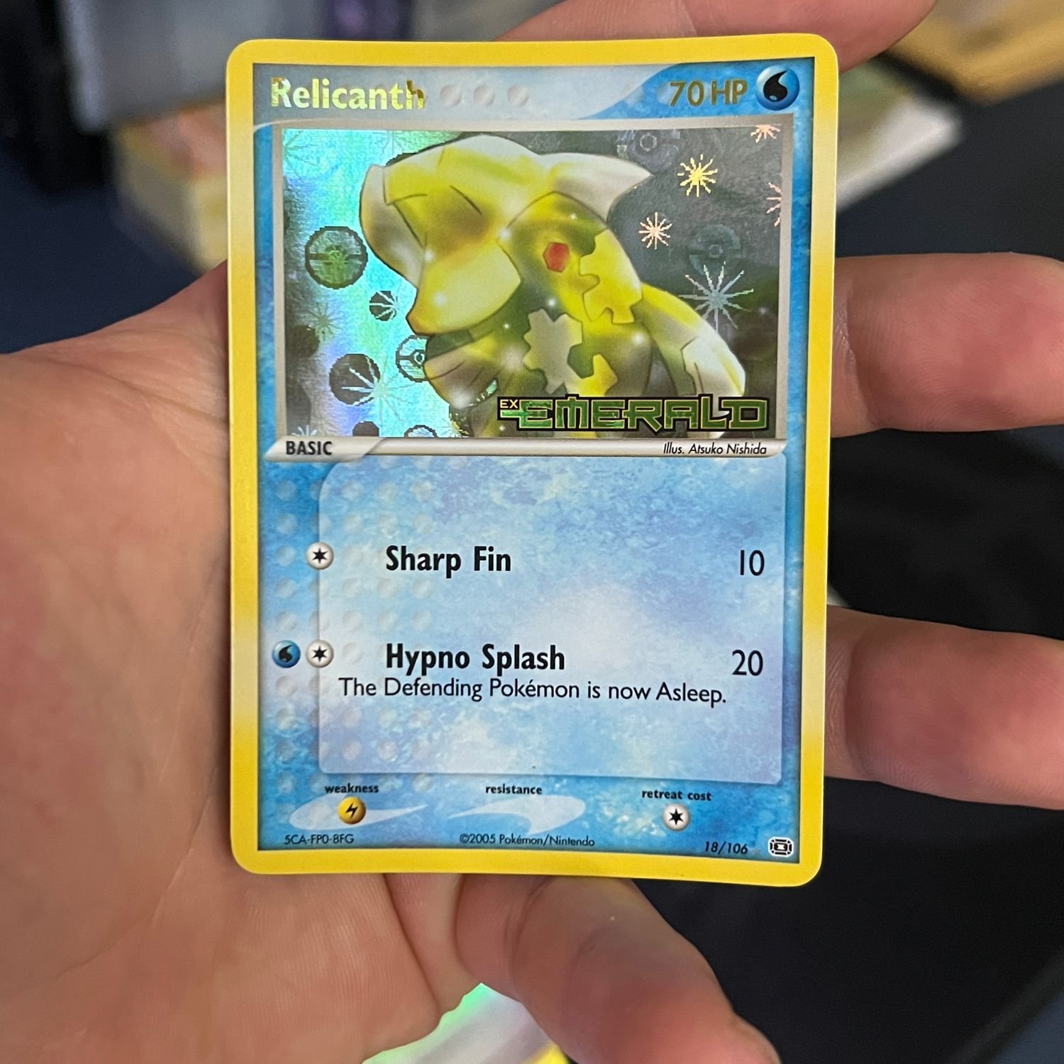Relicanth 18/106, EX Emerald / Pokemonkort / Po.. | Köp på Tradera ...