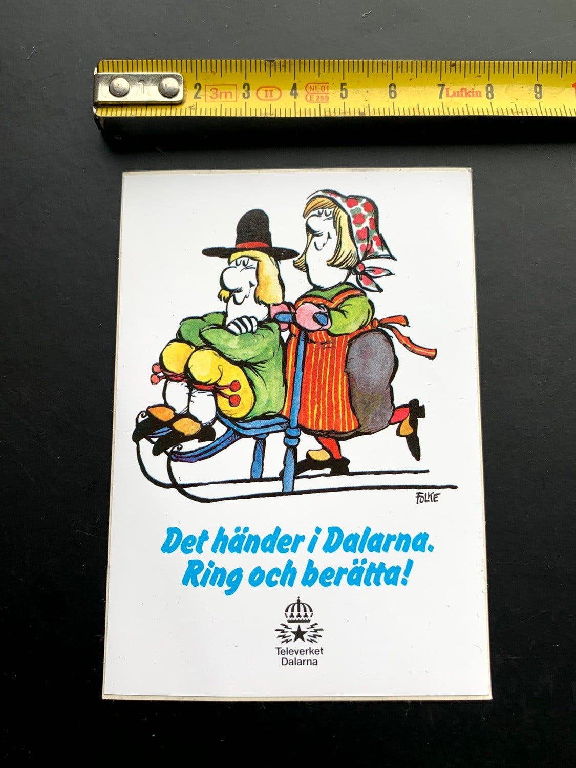 Televerket dalarna - äldre klistermärke . rekla.. | Köp på Tradera ...