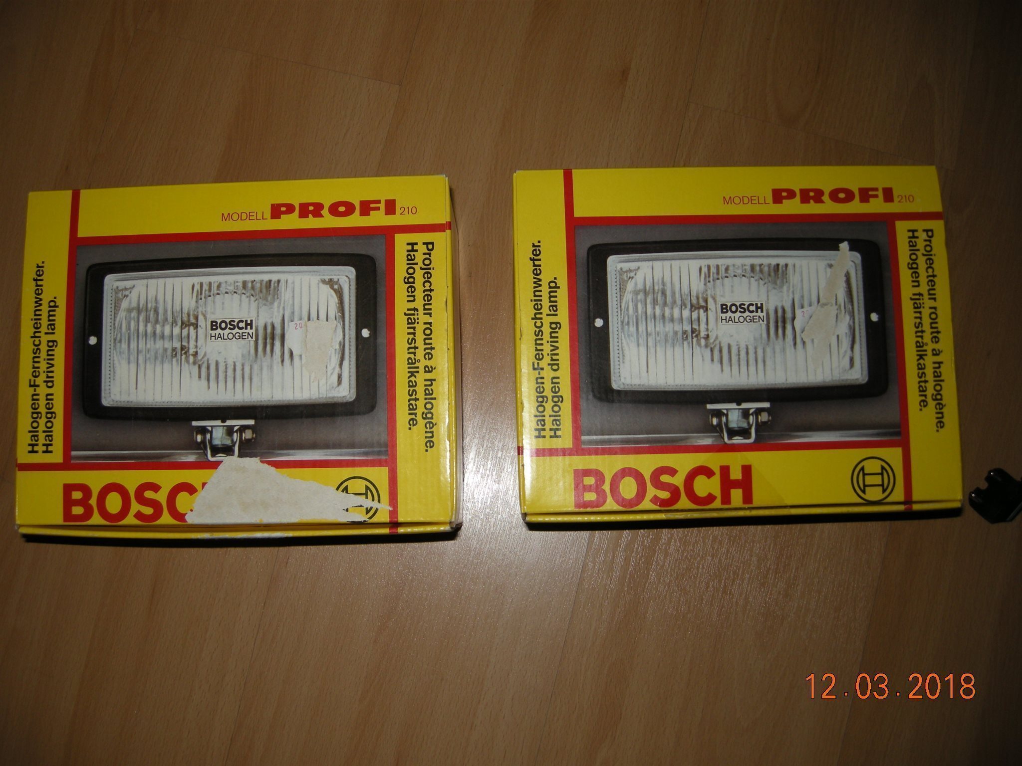 2 st helt nya Bosch Profi 210 rektangulära extr.. (311214614) ᐈ Köp på ...