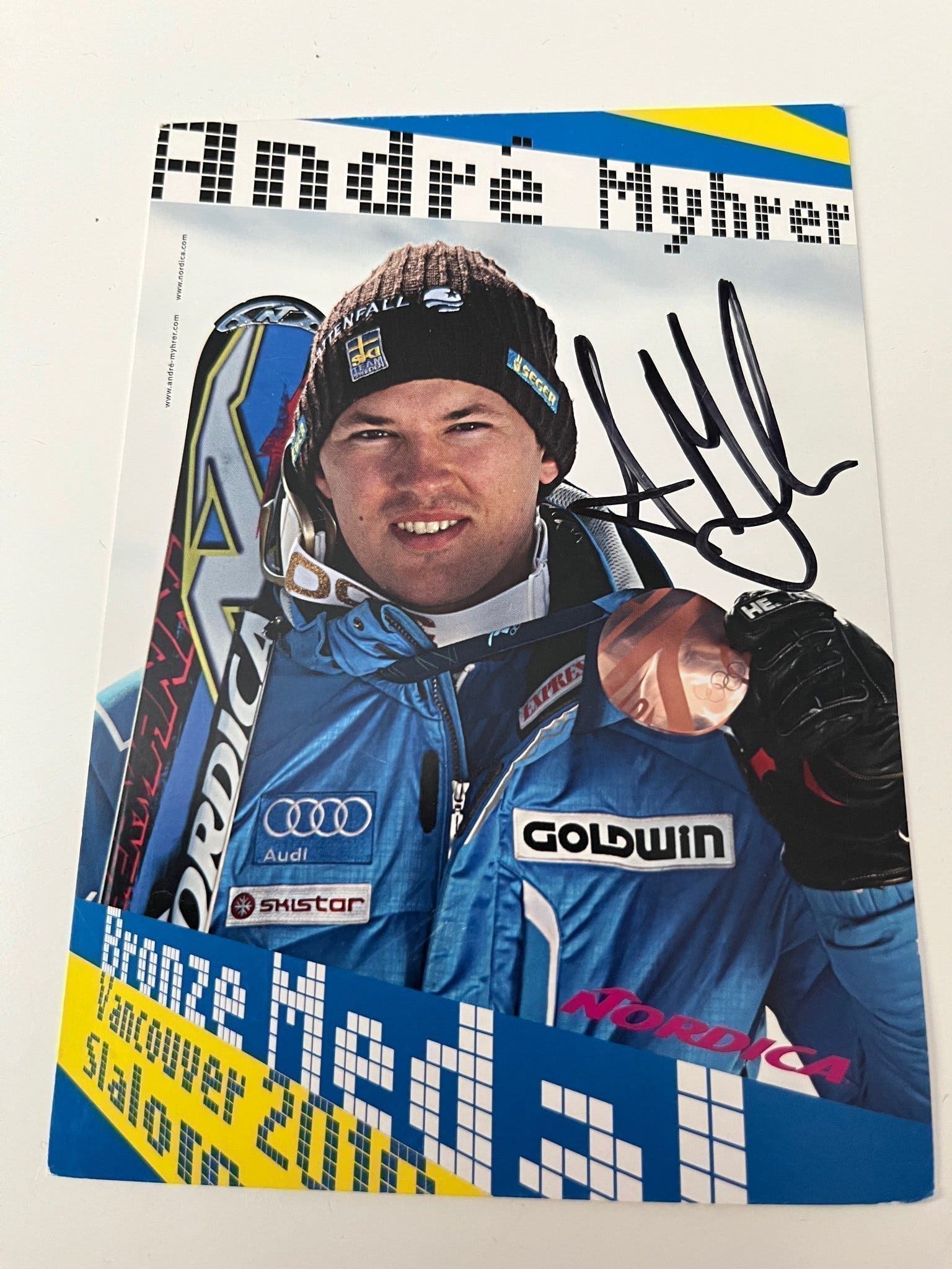 André Myhrer - ÄKTA autograf *Se bilder* | Köp på Tradera (661292126)