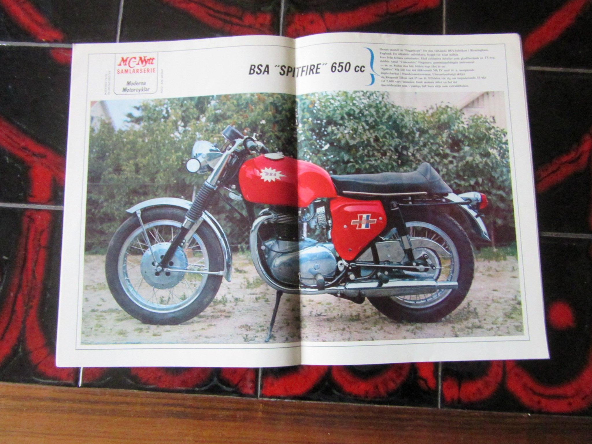 MC-Nytt: BSA "Spitfire" 650 cc, 1968 | Köp på Tradera (704921156)