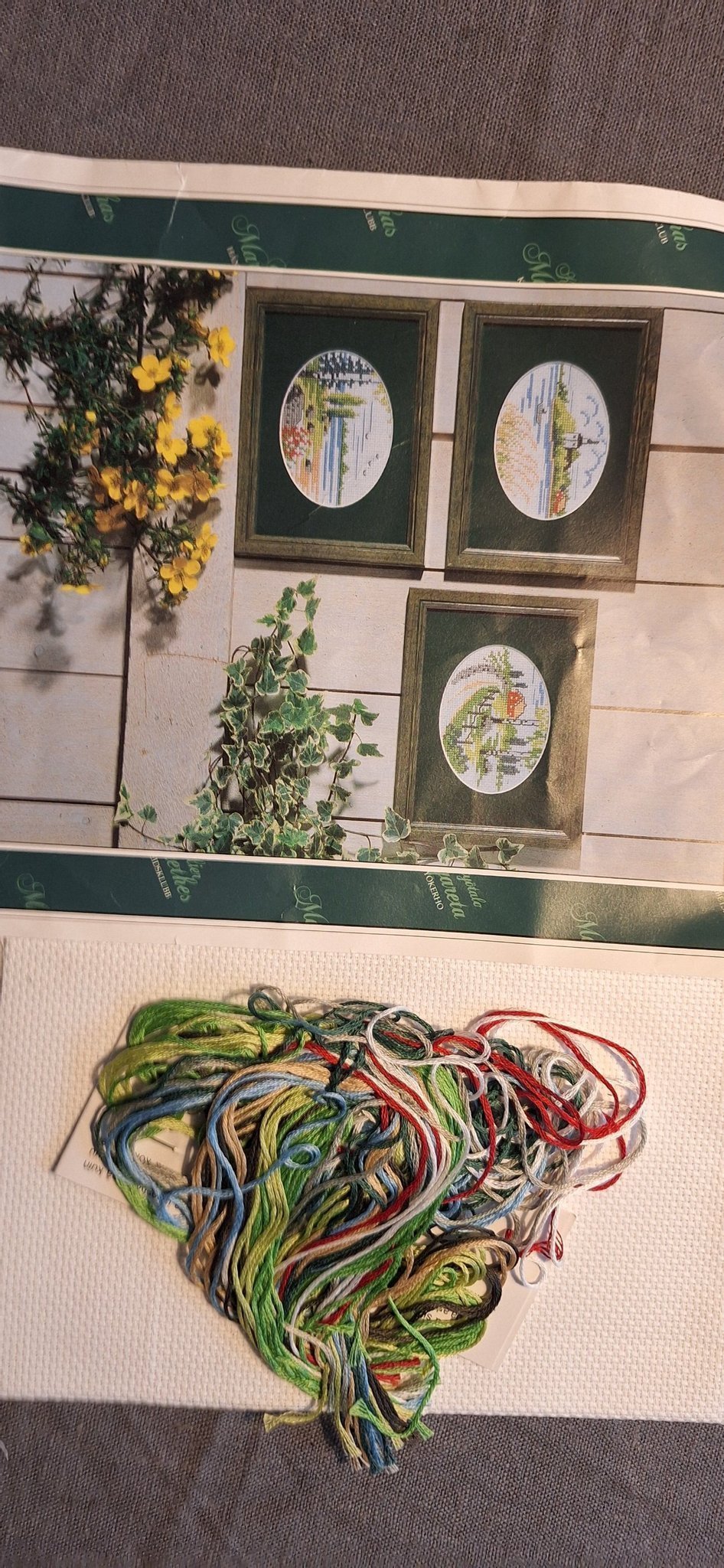 Broderisats mönster +garn.. | Köp från DesignVillaGärde på Tradera ...