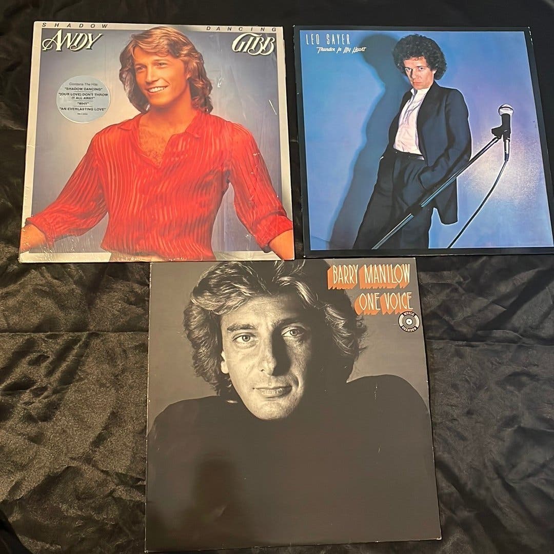 3 st vinylplattor - 70-tals musik - Andy Gibb -.. | Köp på Tradera ...