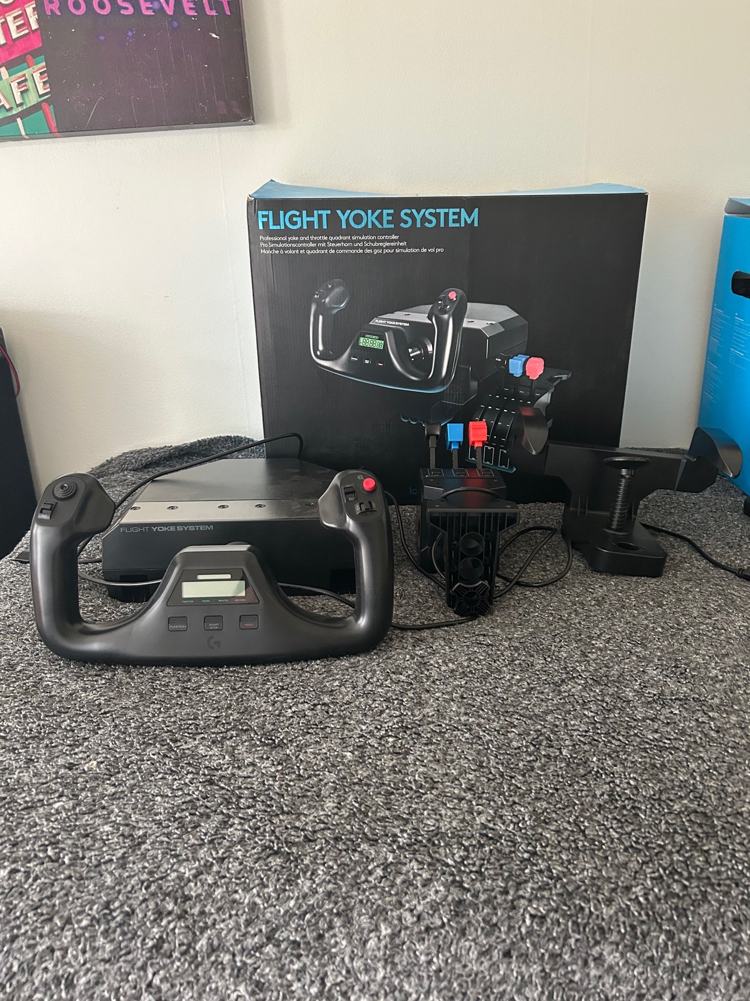 Logitech Flight Yoke System | Köp på Tradera (692081441)