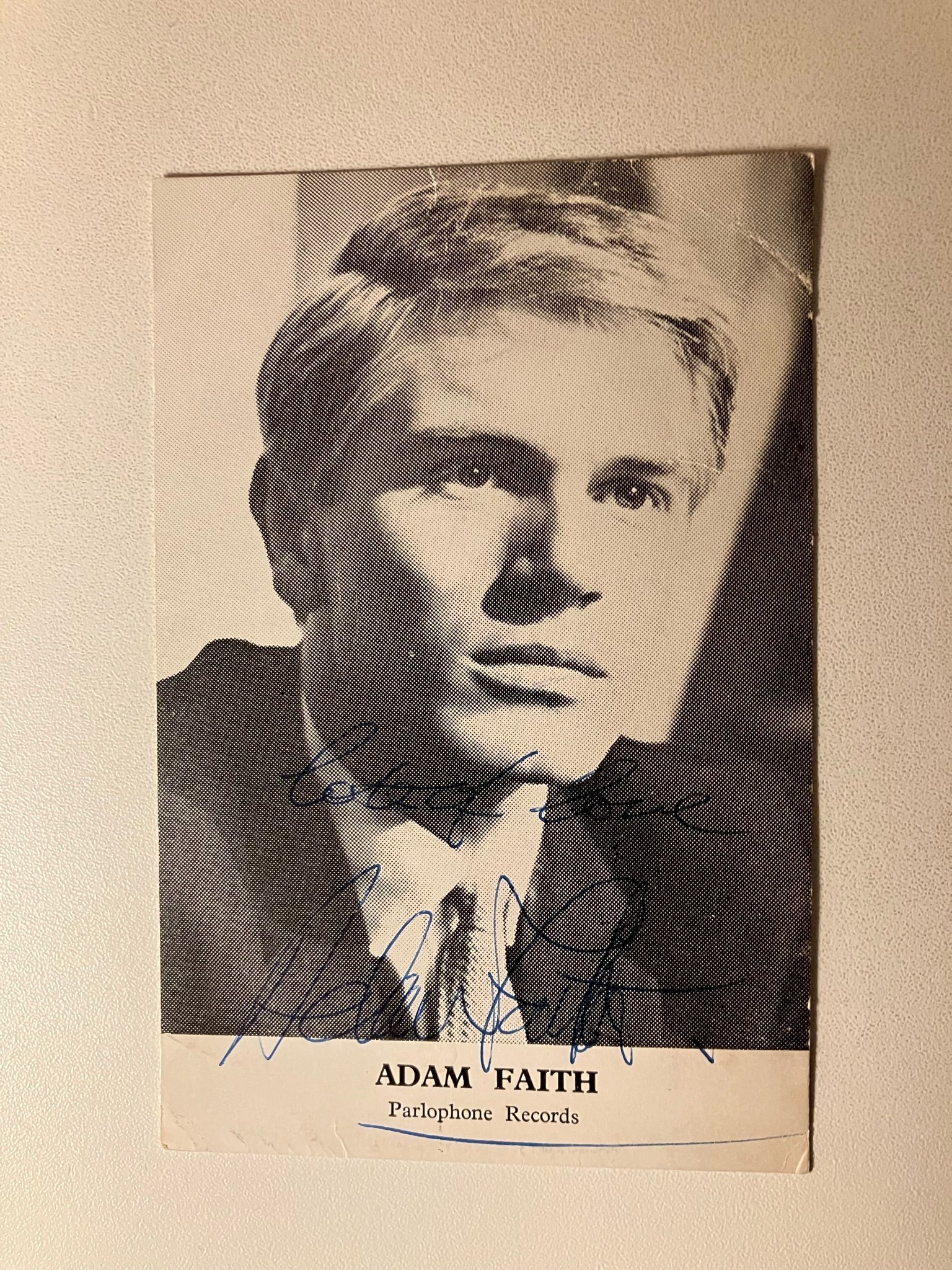 ADAM FAITH Artist / Sångare 60-70 tal. Foto med.. | Köp på Tradera ...
