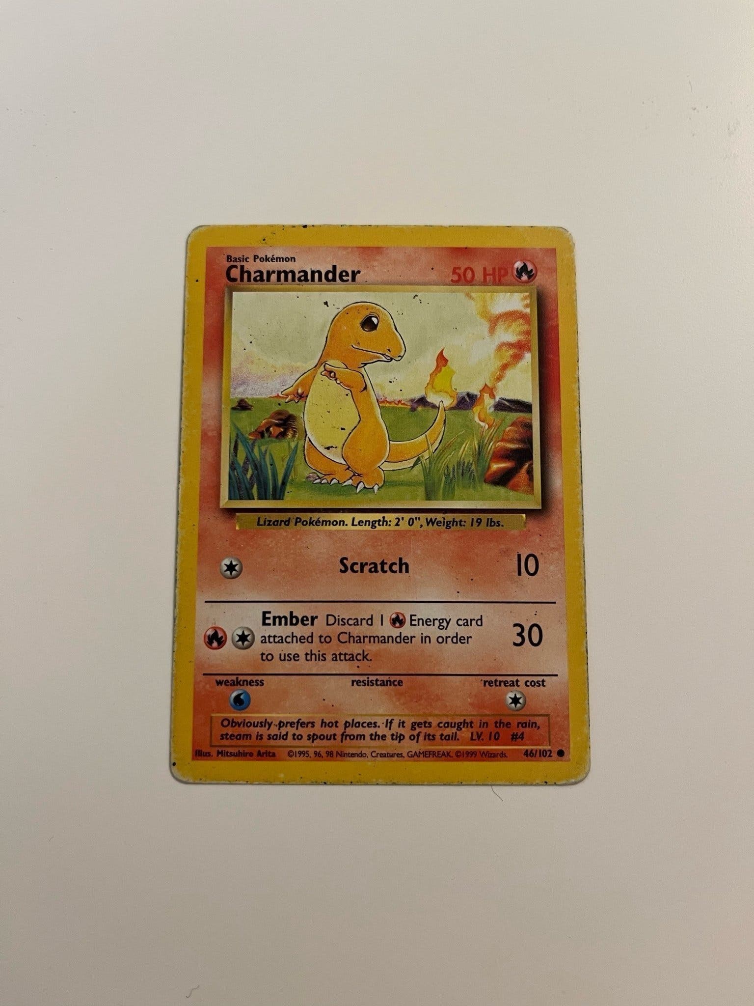 Charmander - Base Set Pokémonkort | Köp på Tradera (722460509)