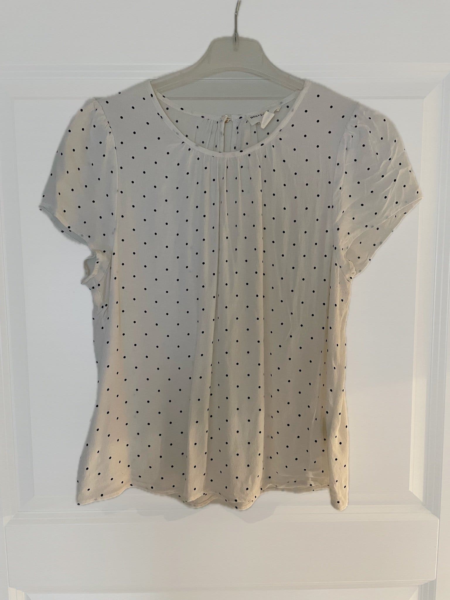 Holly & Whyte by Lindex vit blus med svarta pri.. | Köp på Tradera ...
