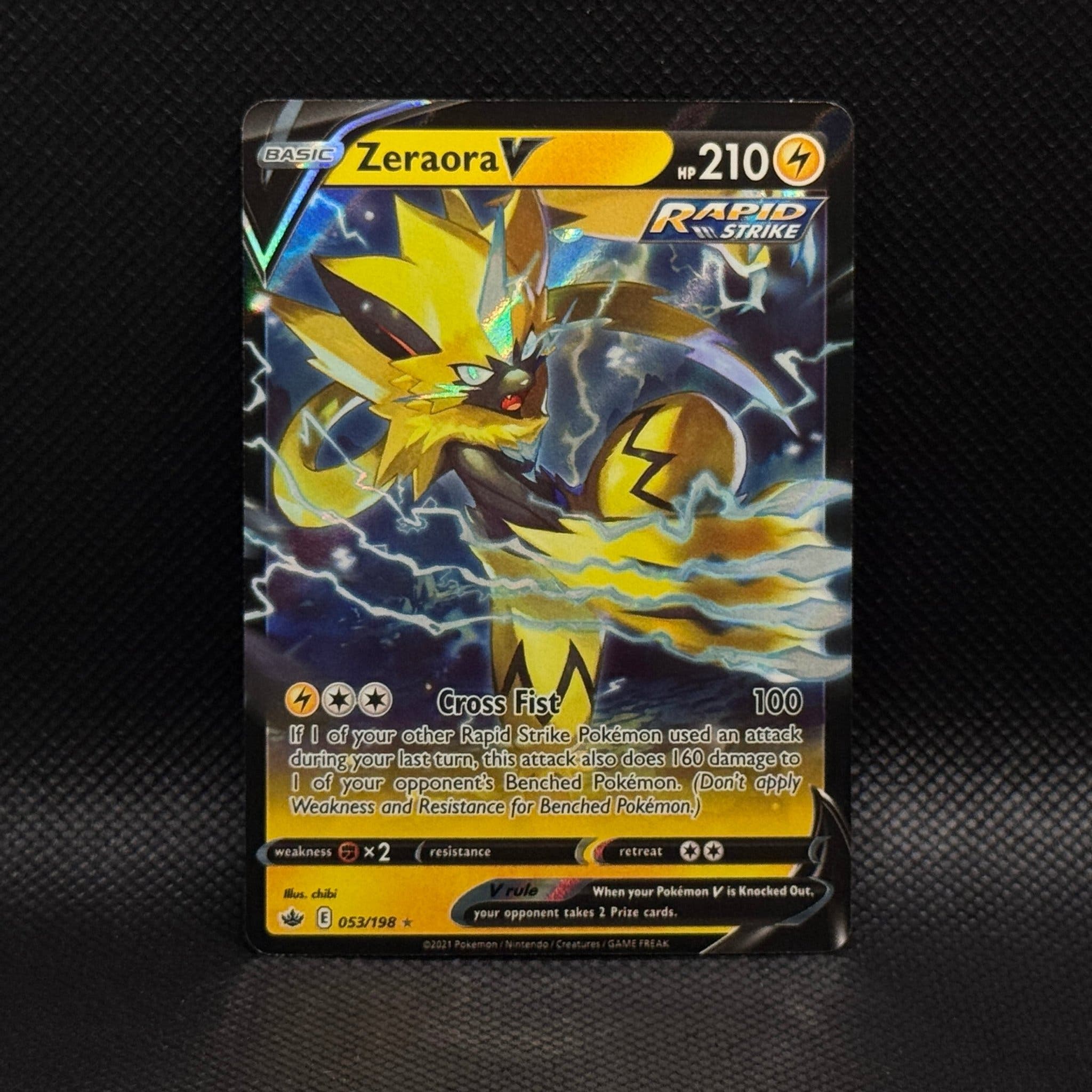 Zeraora V | 053/198 | Chilling Reign | Pokémon | Köp på Tradera (681292963)