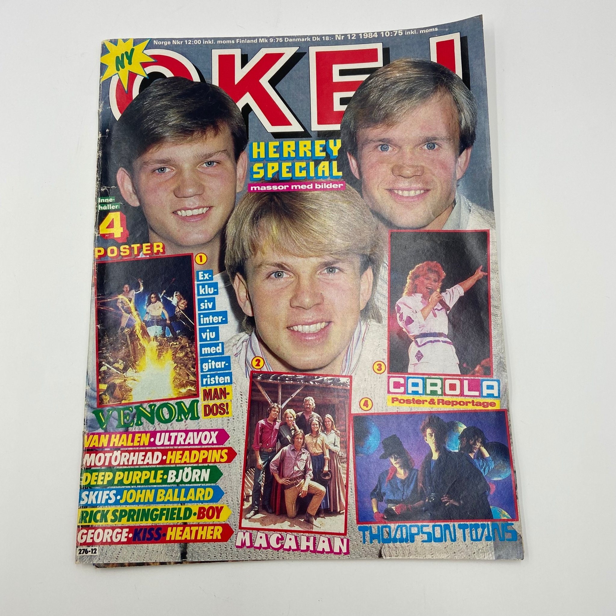 Nr 12 1984 Okej Tidning - M.. | Köp från C-buyTradingAB på Tradera ...
