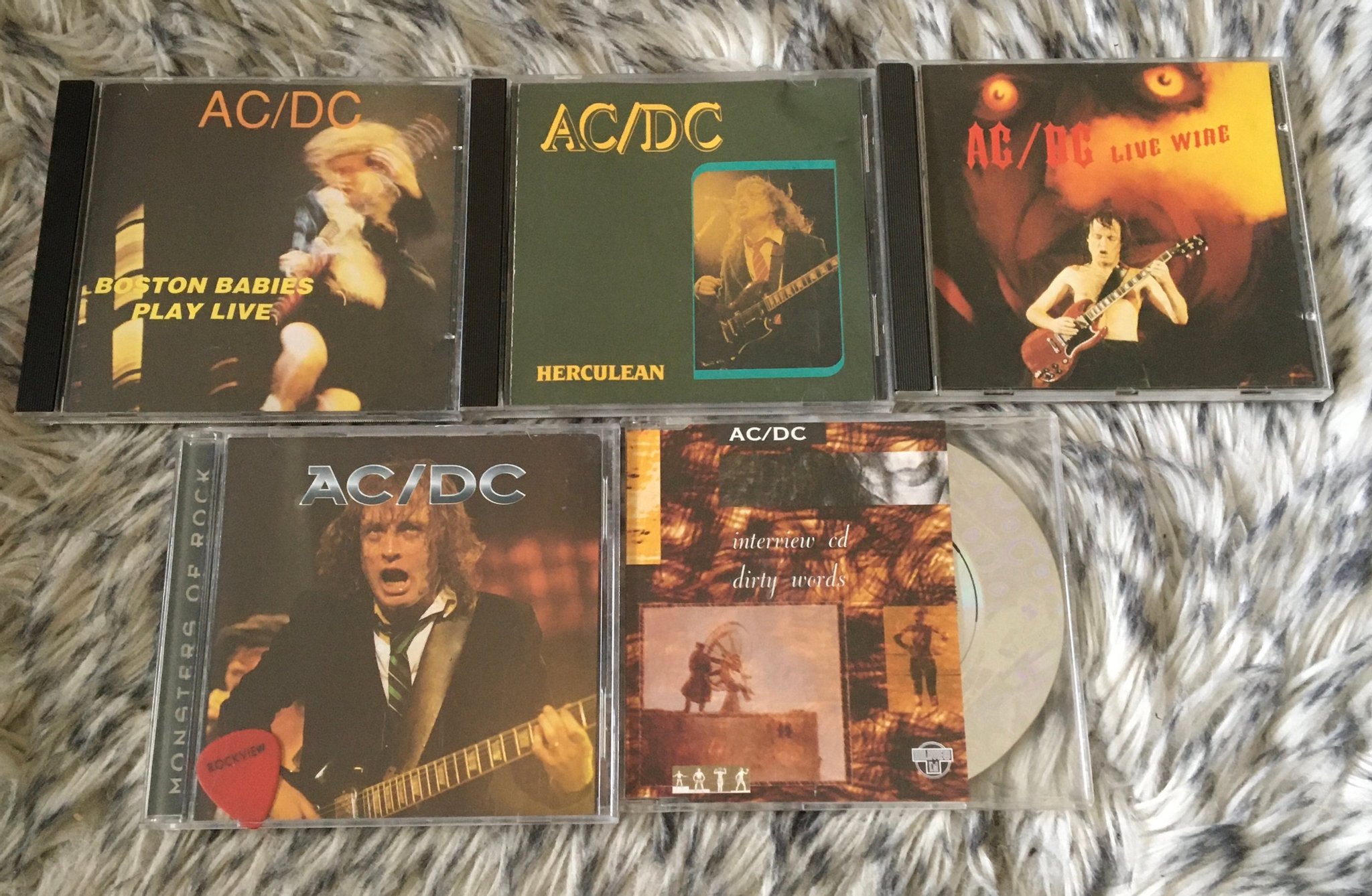 AC/DC - Paket med 5 CDs [ Live / Intervju ] | Köp på Tradera (630409569)