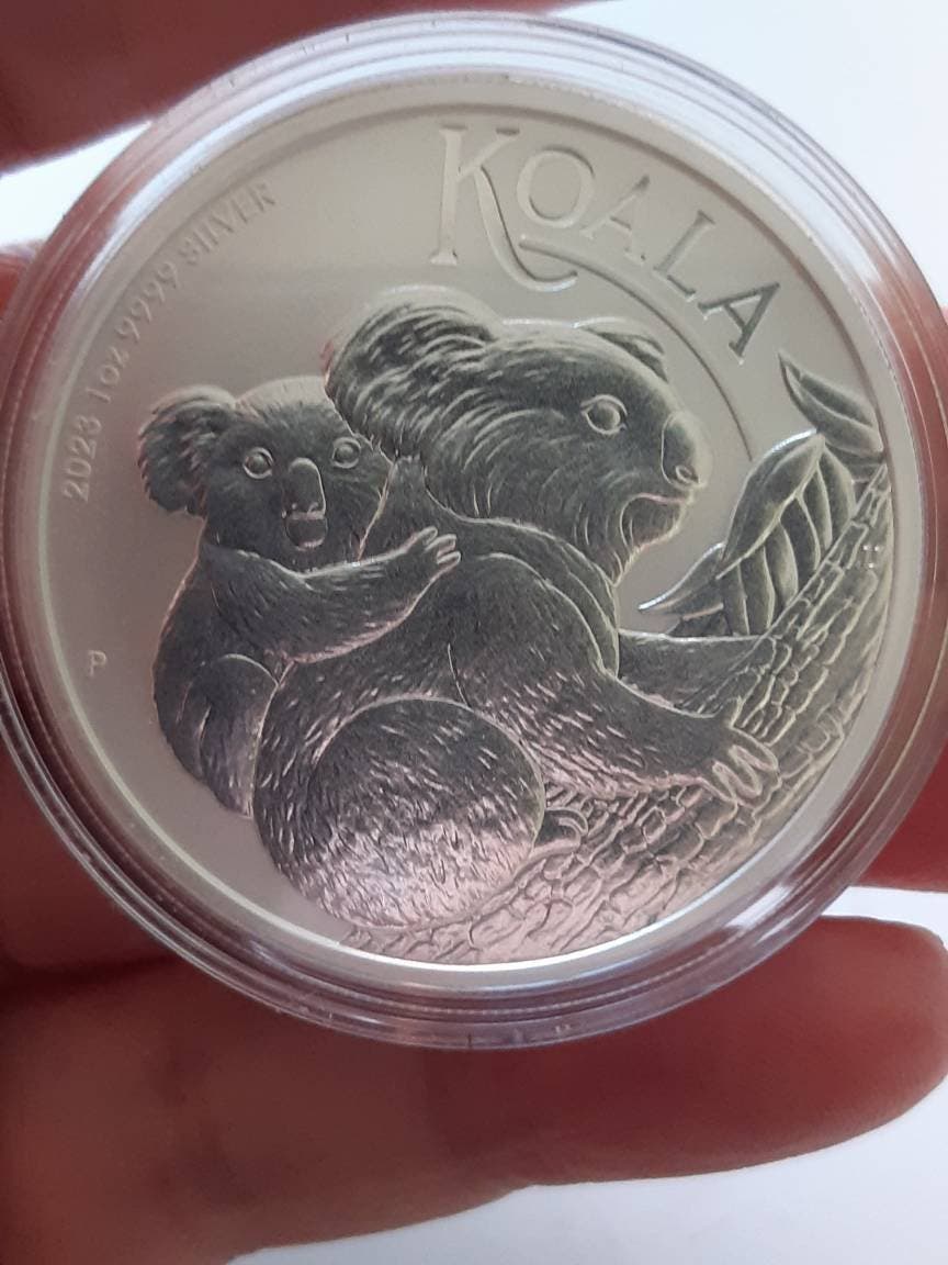 1 oz silvermynt koala 2023. kommer i kapsel | Köp på Tradera (637055797)