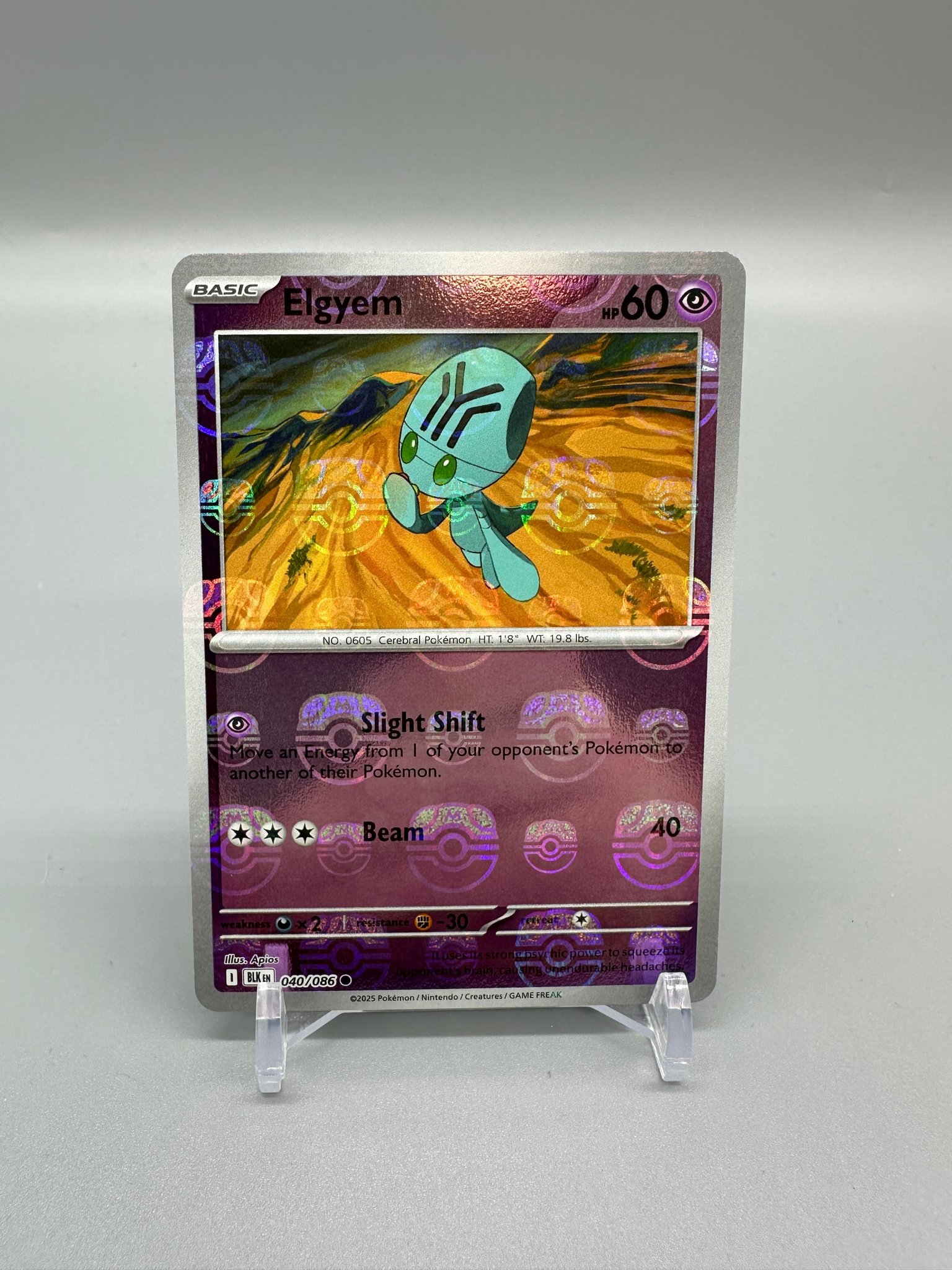 Elgyem Master Ball Reverse Holo B.. | Köp från RaukCard på Tradera ...