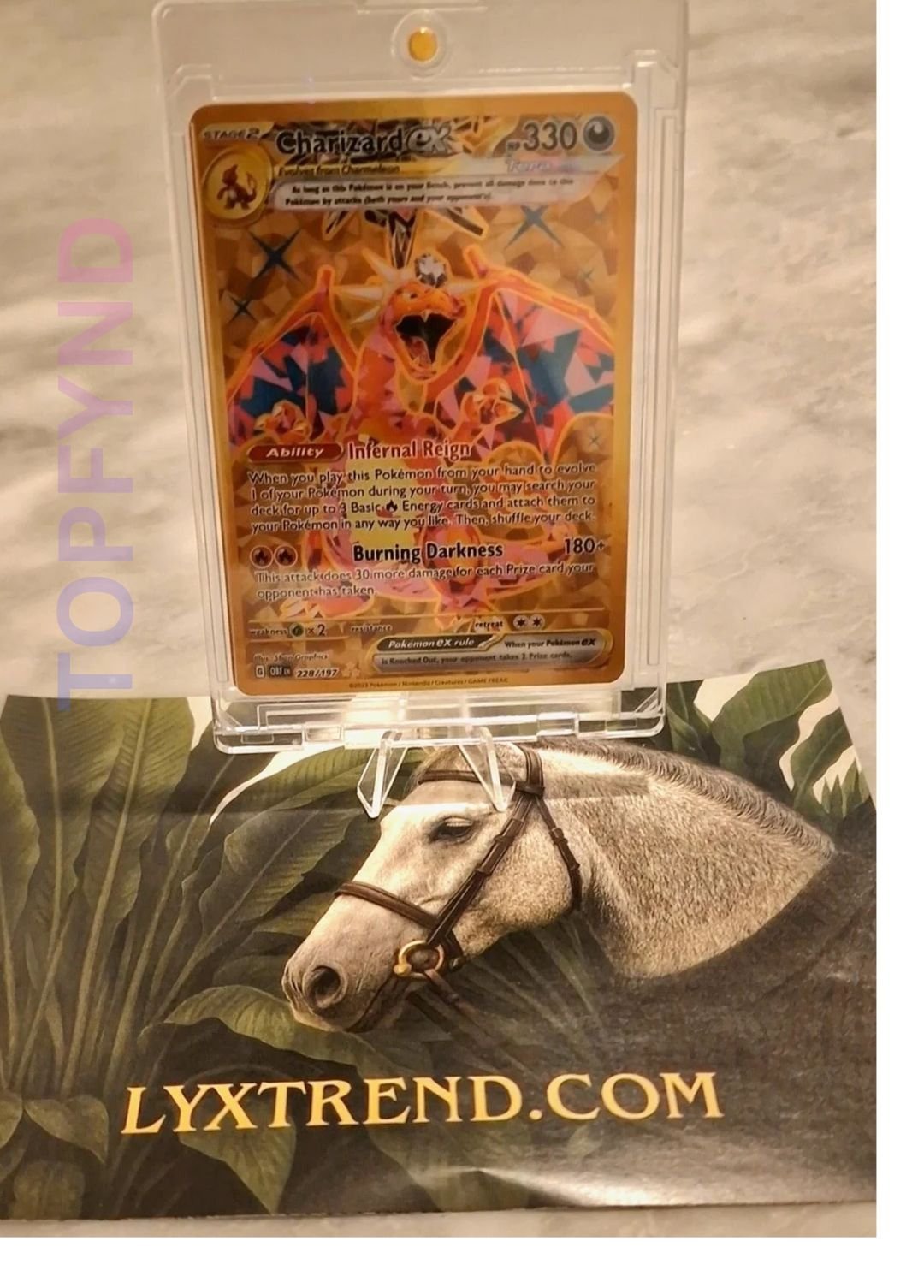 Charizard ex – GOLD Hyper Rare – Mycket eftertr.. | Köp på Tradera ...