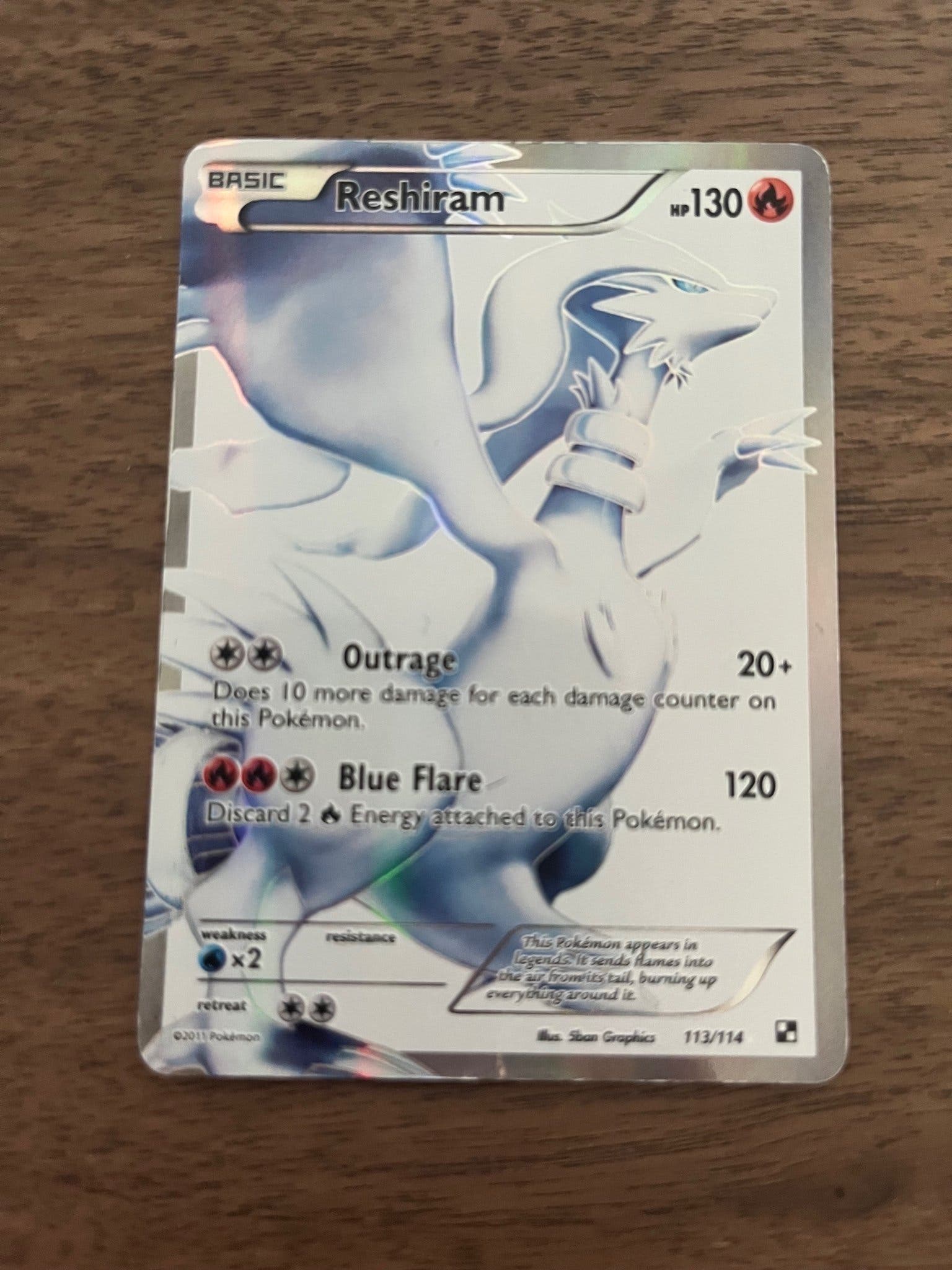 Reshiram 113/114 - Pokémonkort | Köp på Tradera (705433219)