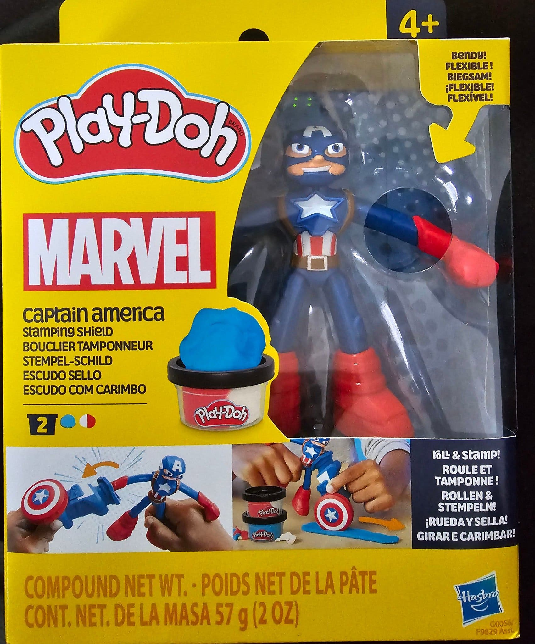 Play-Doh Marvel Captain America Stämplingsset | Köp på Tradera (699964256)