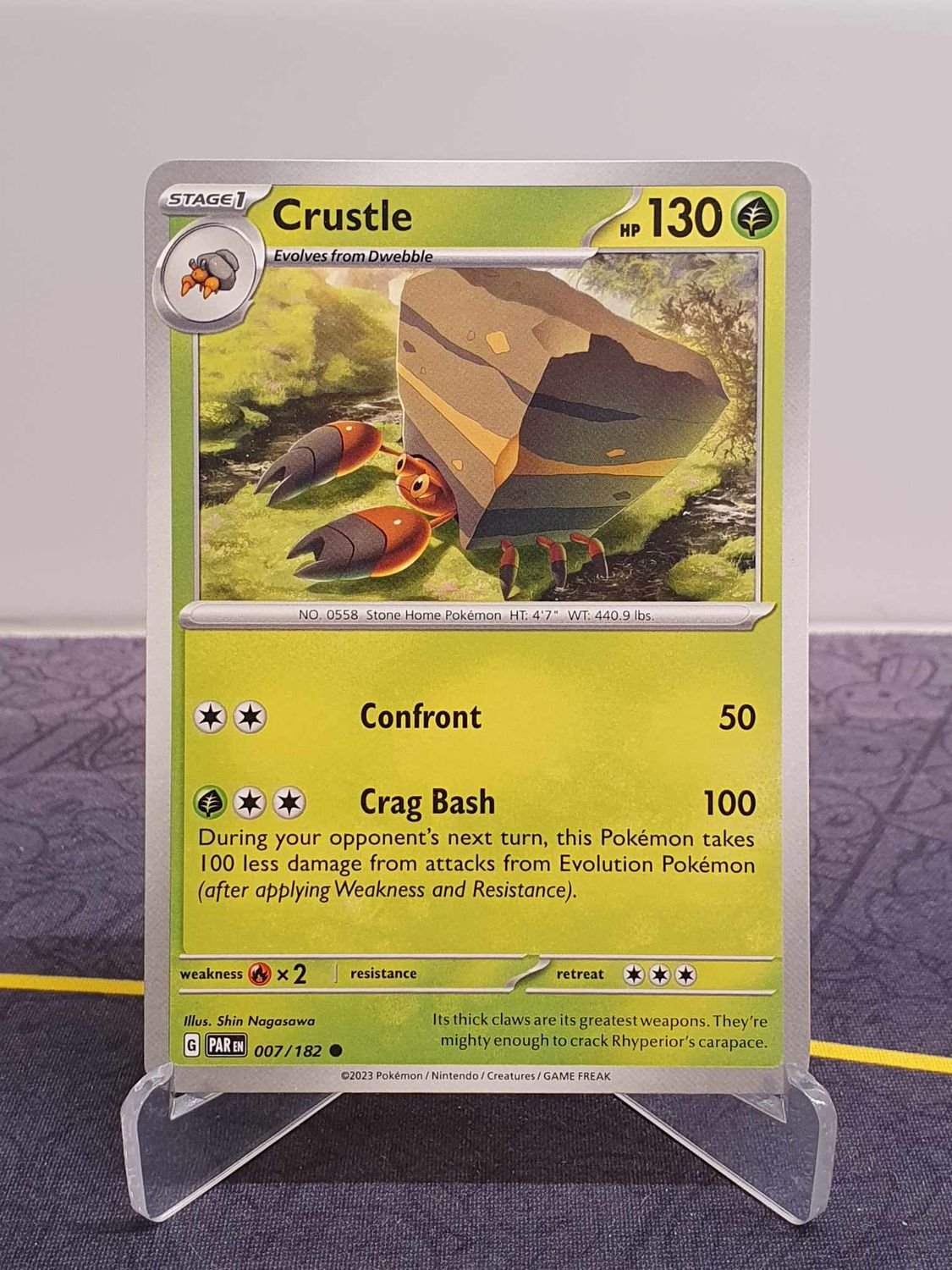 CRUSTLE 007/182 - Paradox Rift - Pokémon Kort | Köp på Tradera (657460777)