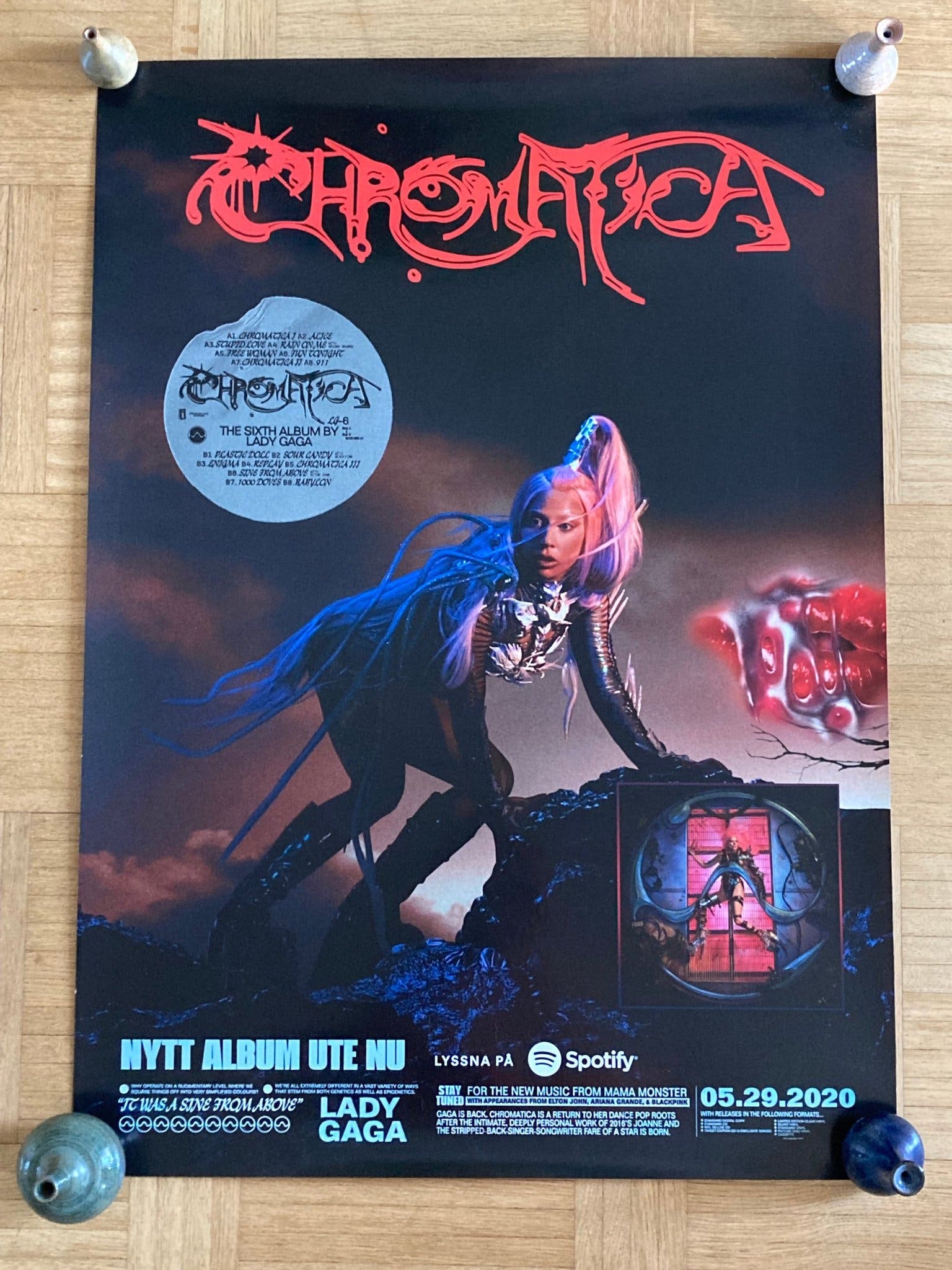Lady gaga promo Poster affisch | Köp på Tradera (678015407)