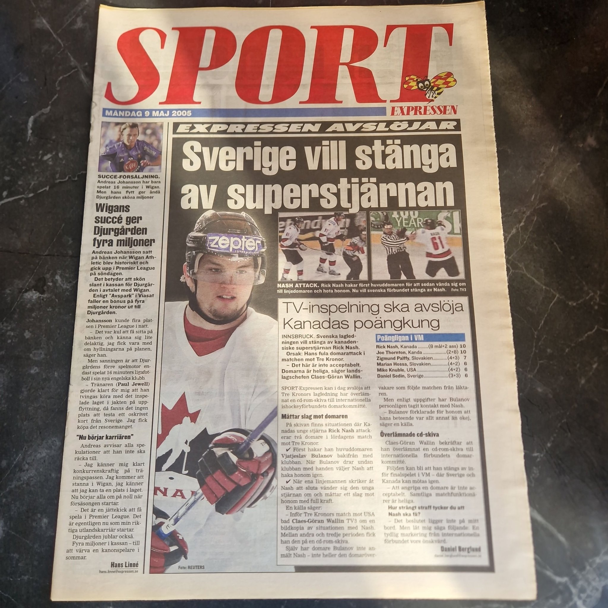 Tidning Expressen Sport Måndag 9 Maj 2005 | Köp på Tradera (695089318)