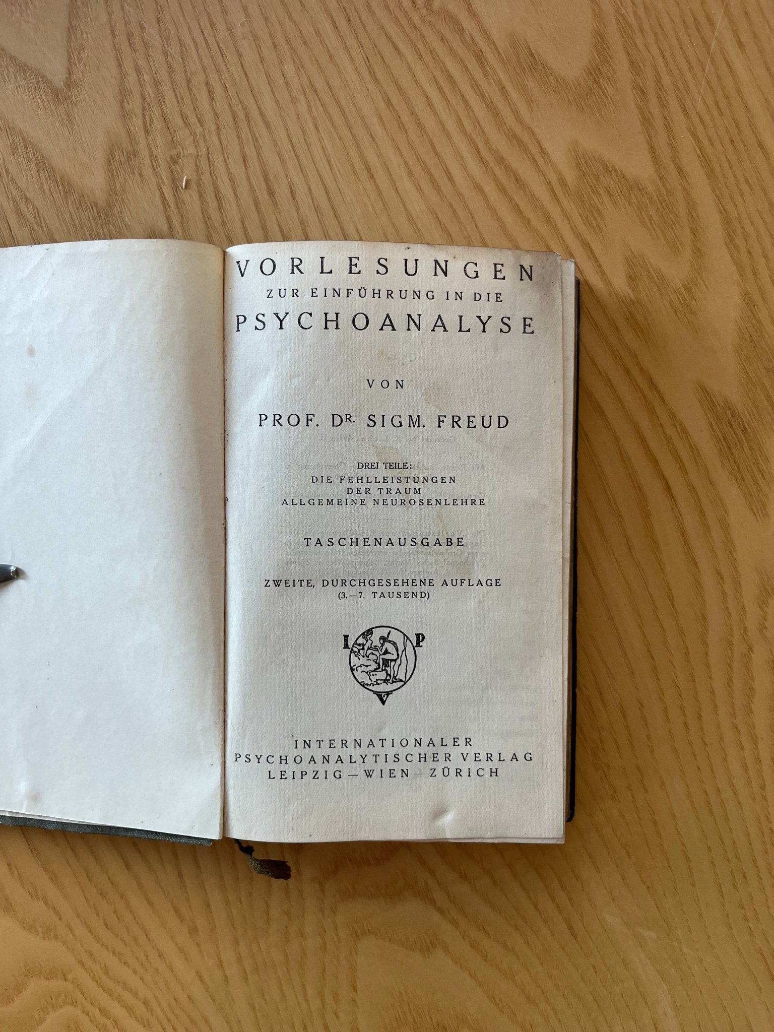 Sigmund Freud, Vorlesungen zur Einführung in di.. | Köp på Tradera ...