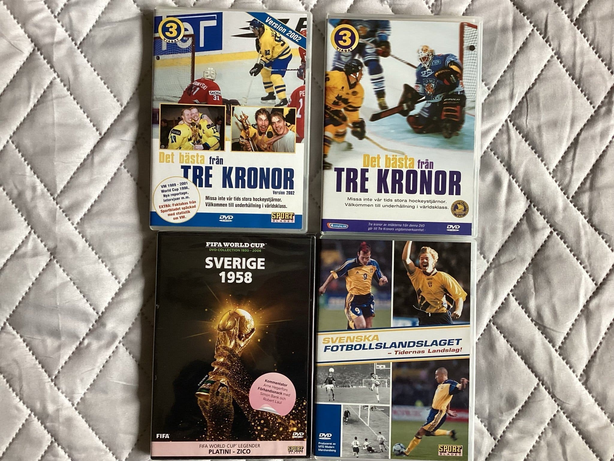 DVD-filmer: Tre Kronor, Sverige 1958, Svenska F.. | Köp på Tradera ...