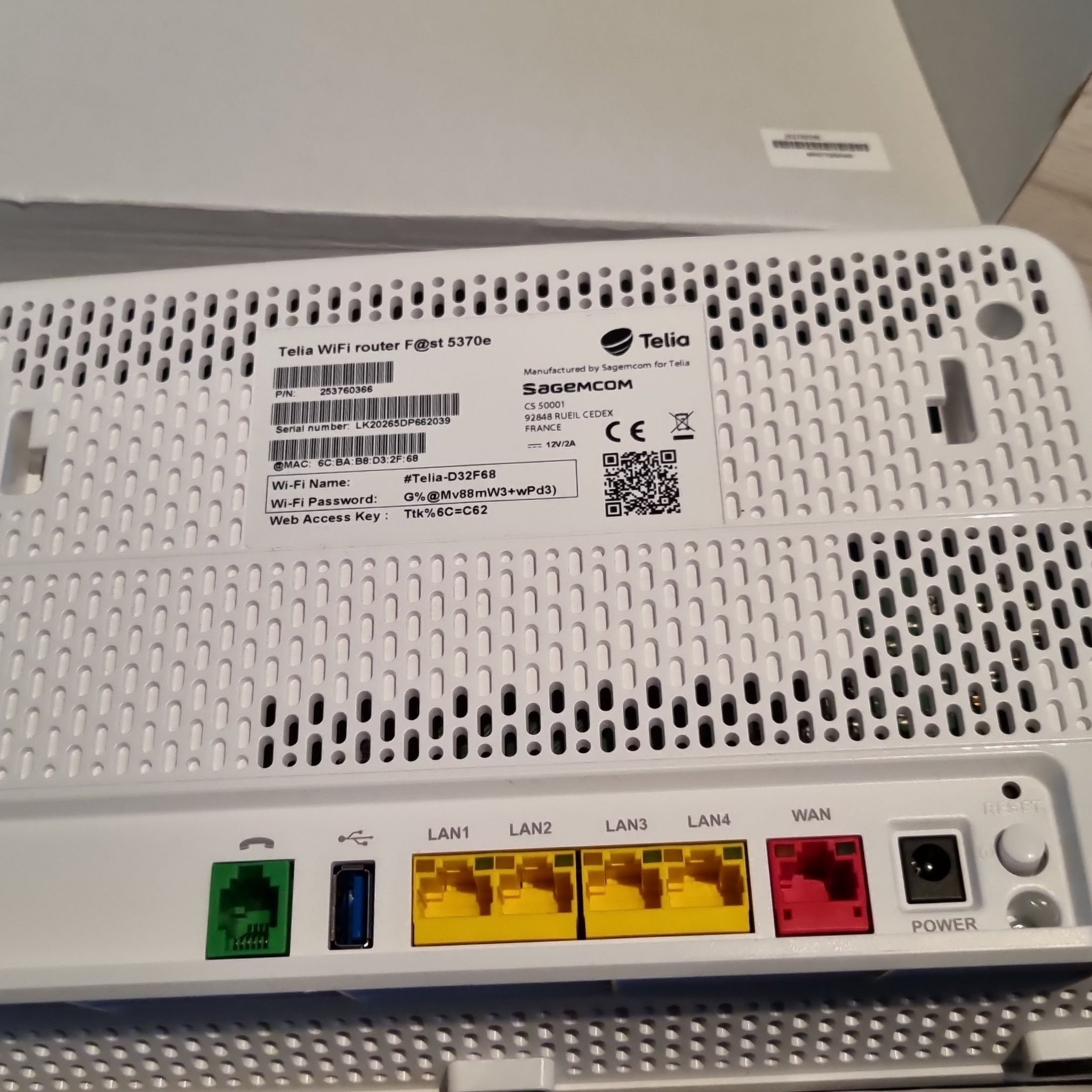 Se produkter som liknar Telia Sagemcom F@st 5370e rou.. på Tradera (583064448)