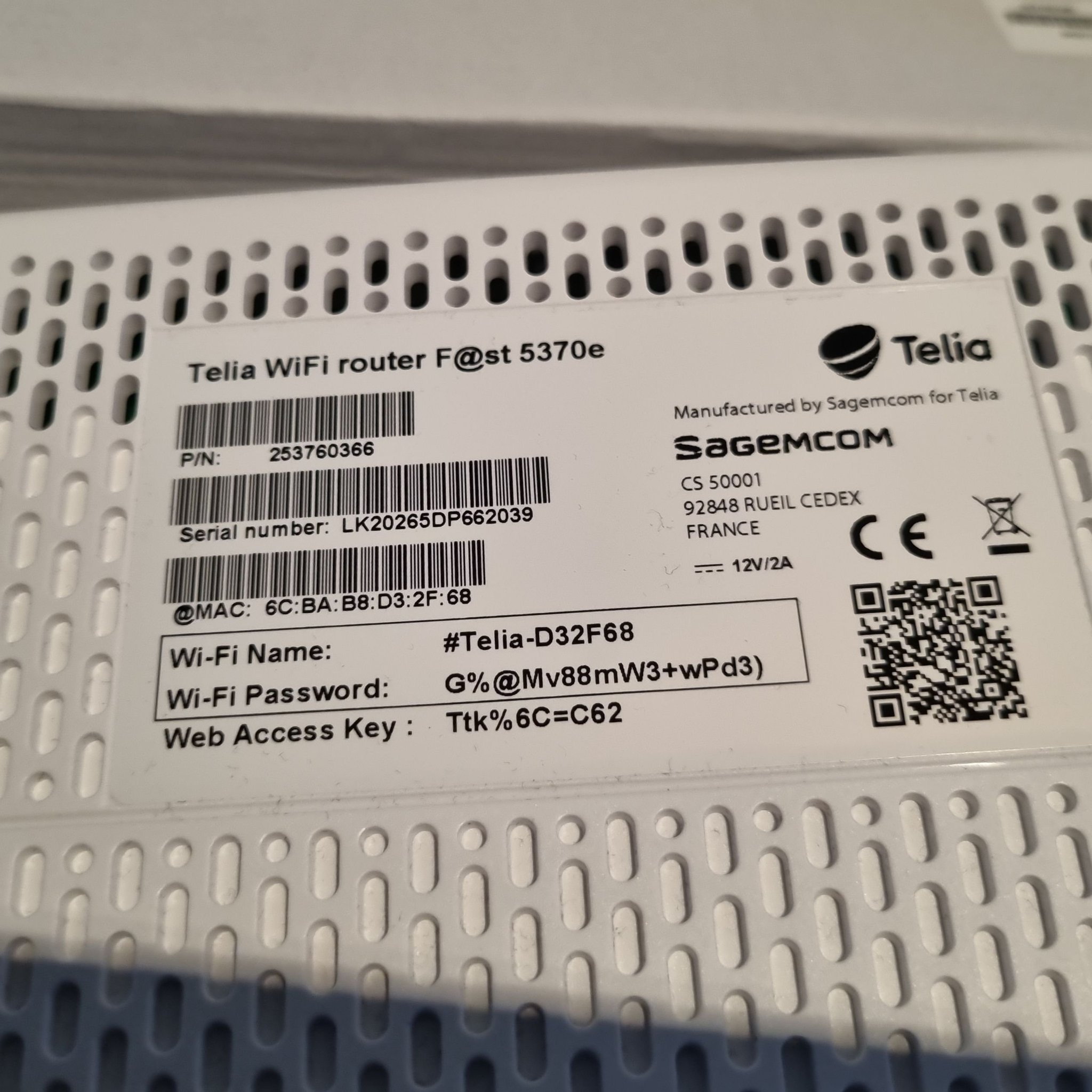 Se produkter som liknar Telia Sagemcom F@st 5370e rou.. på Tradera ...