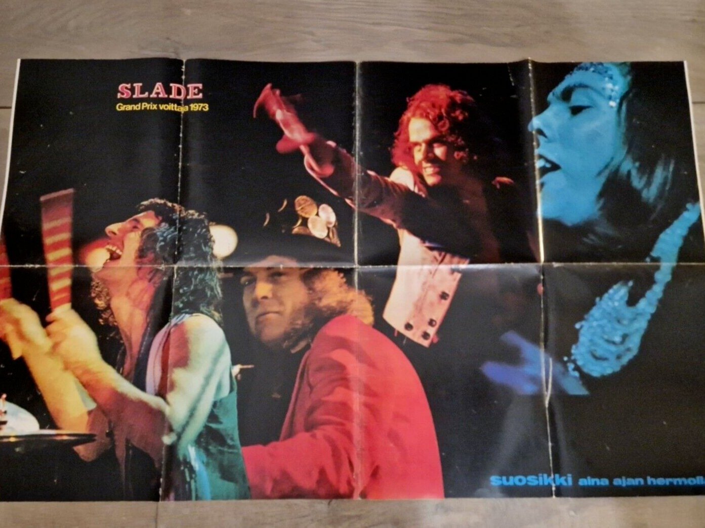 Slade - Very rare large poster - Finland 1973, .. | Köp på Tradera ...
