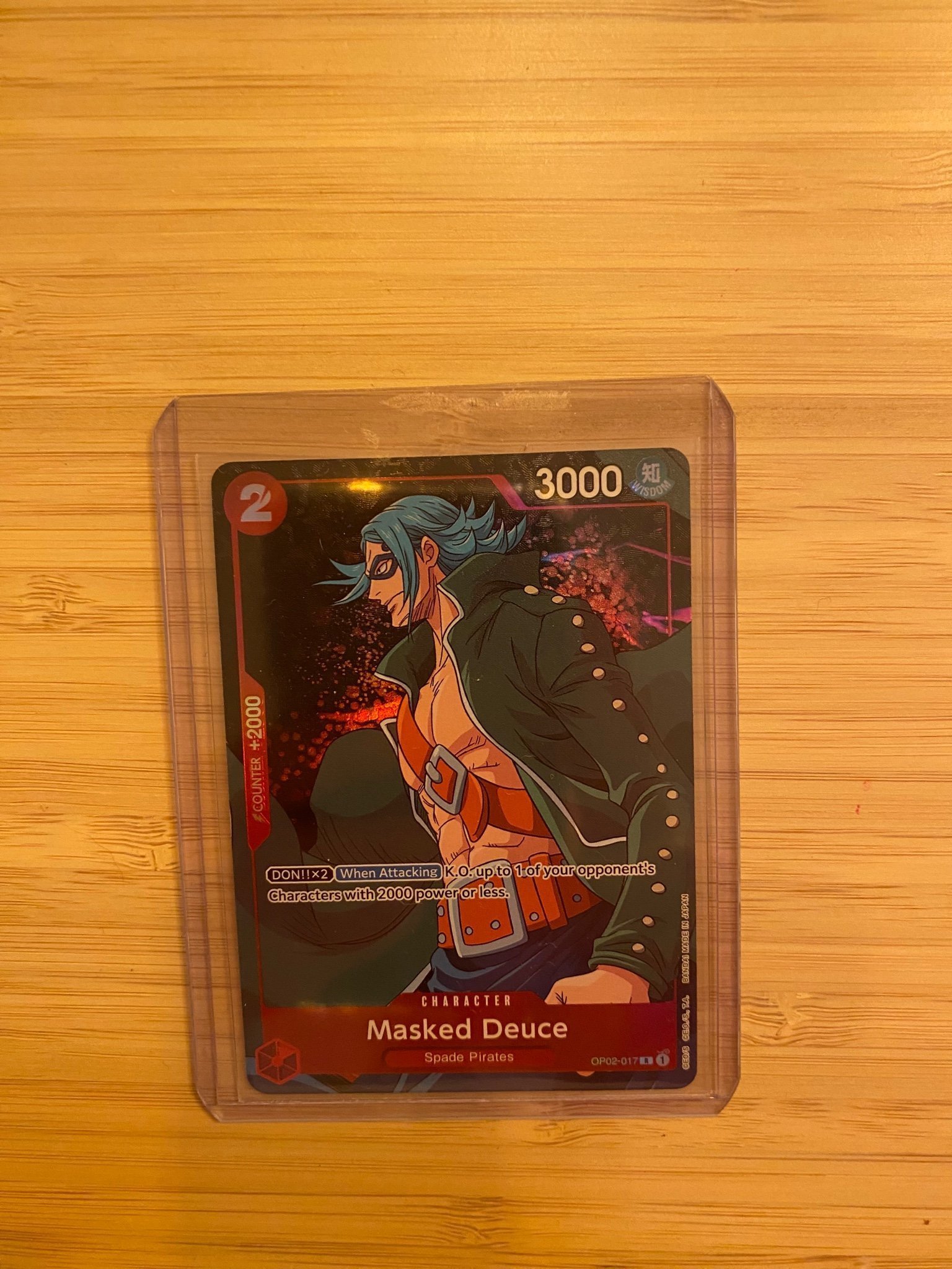 Masked Deuce alt art One Piece TCG Card game Pa.. | Köp på Tradera ...