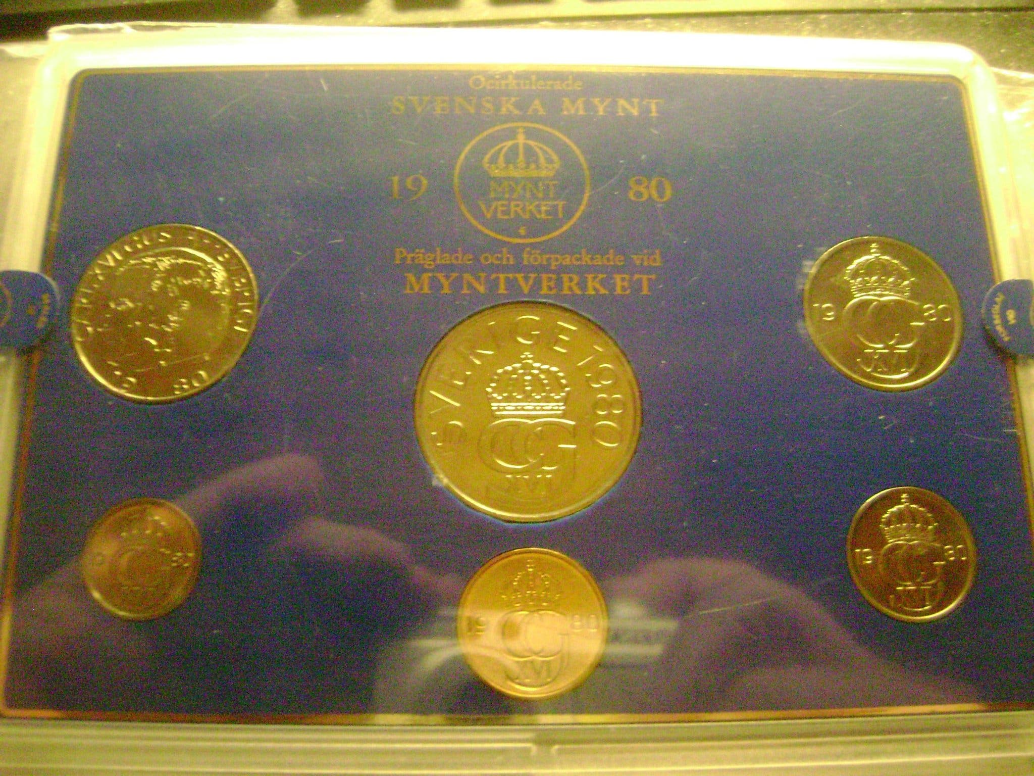 Se produkter som liknar Svenska Mynt 1980 - Komplett .. på Tradera ...