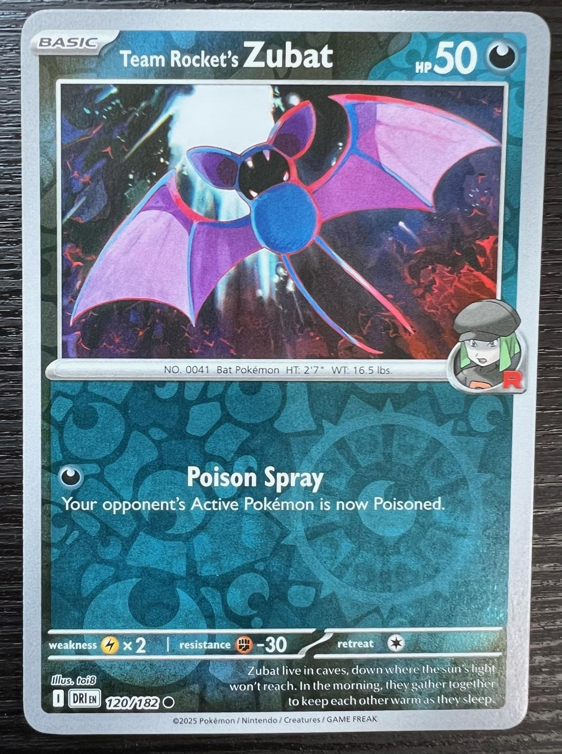 Team Rocket's Zubat 120/182 Pokémonkort - Desti.. | Köp på Tradera ...