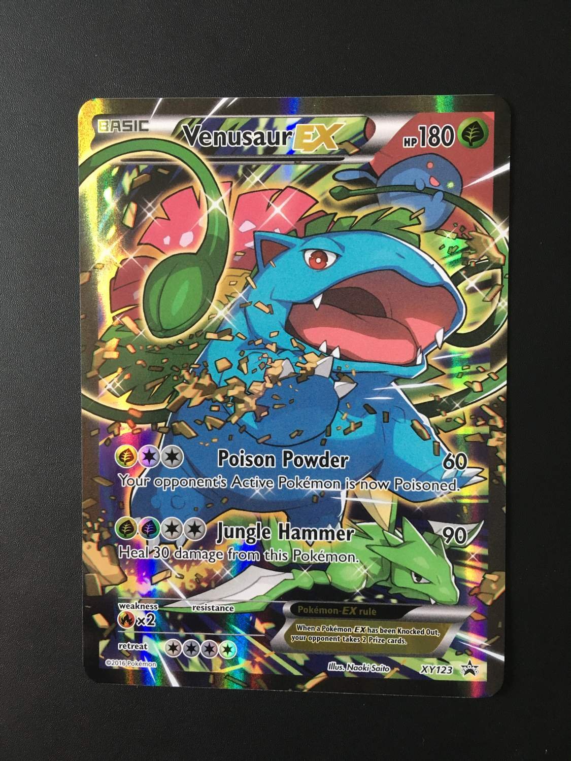 Venusaur EX - XY123 - Ultra Rare Promo - munimoro.gob.pe