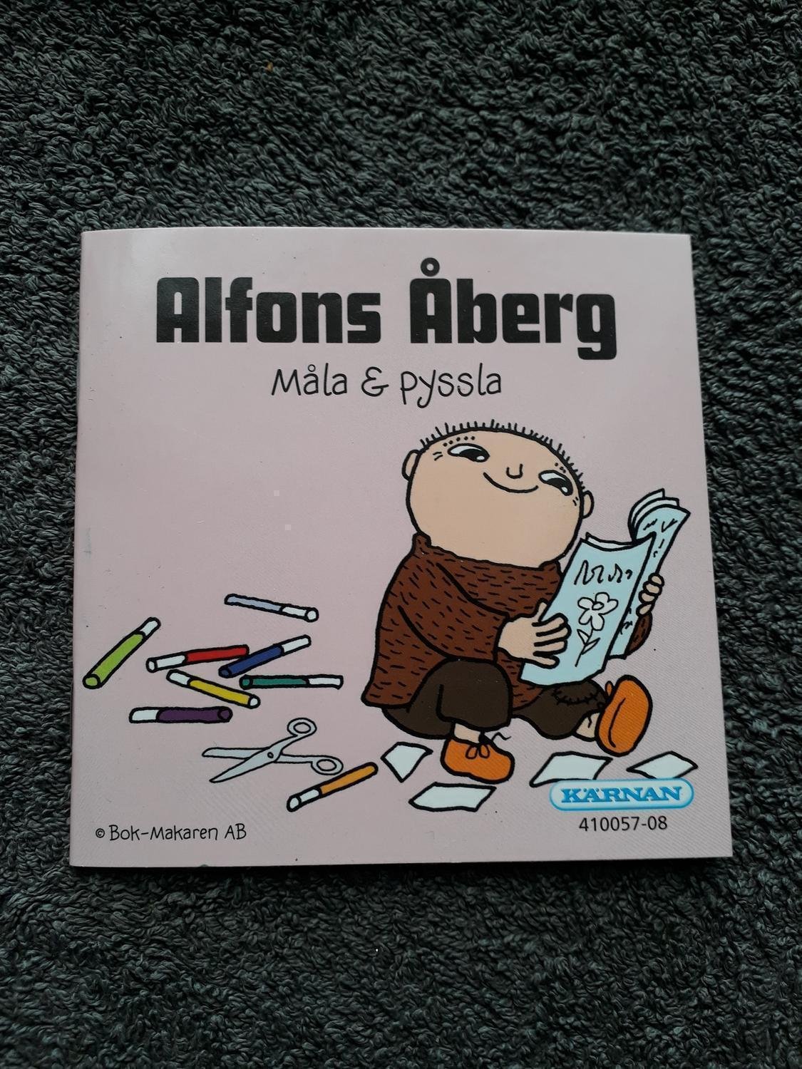 Kärnan - Alfons Åberg - måla och pyssla | Köp på Tradera (588453521)