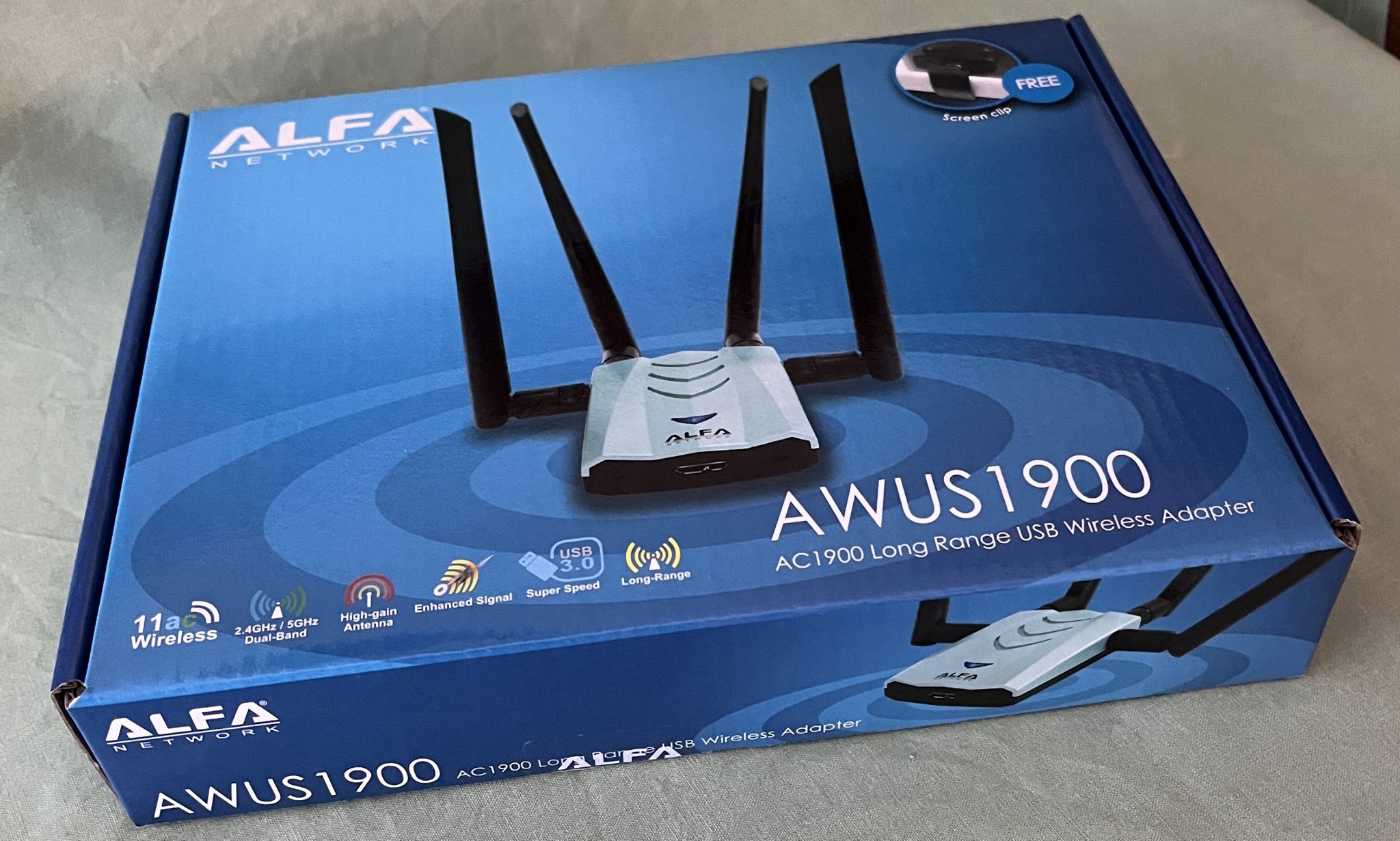 Se produkter som liknar Alfa AWUS1900 802.11ac USB 3... på Tradera ...