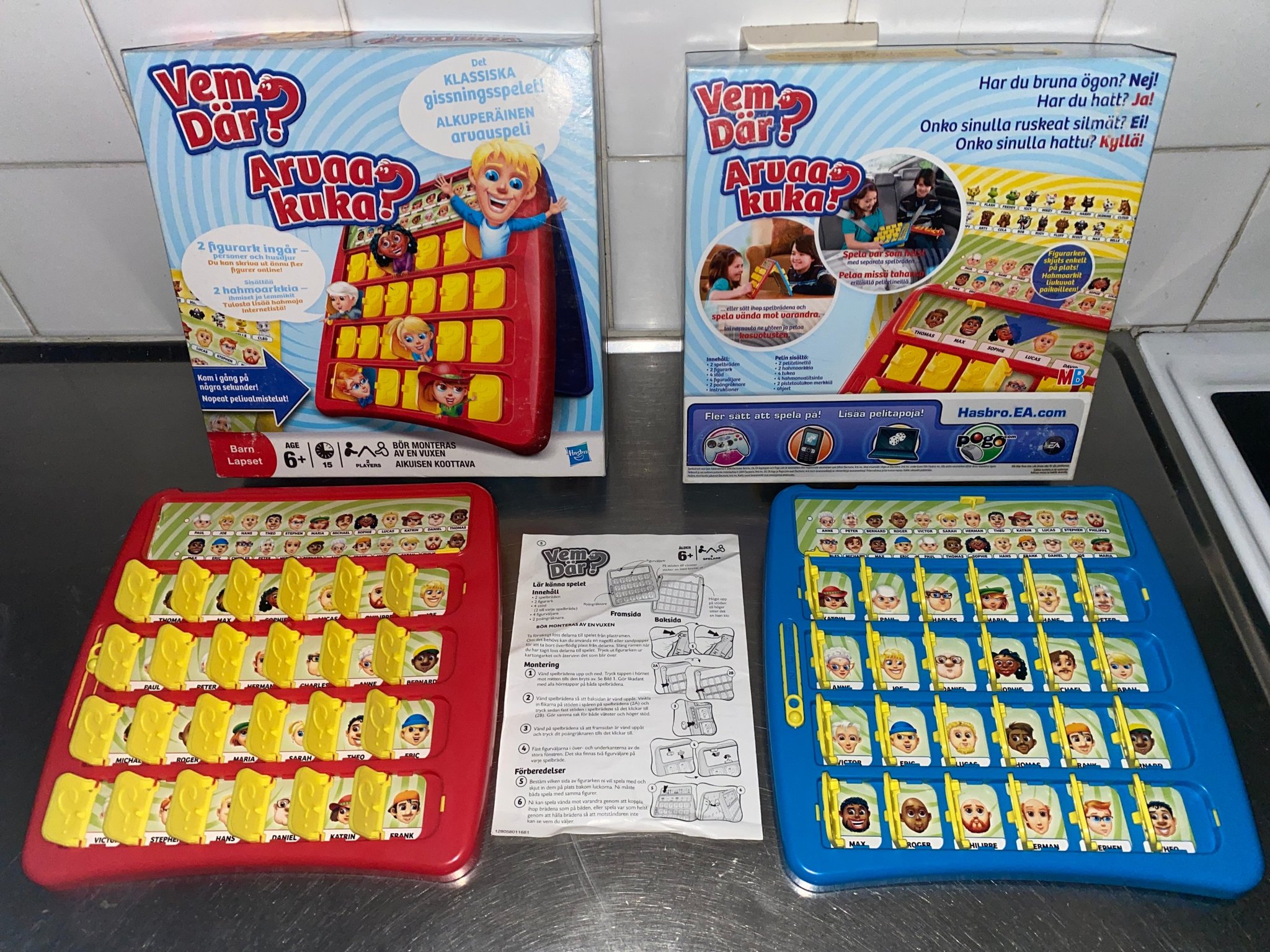 VEM DÄR ? från Hasbro +++++ Kurragömma spel med.. | Köp på Tradera ...