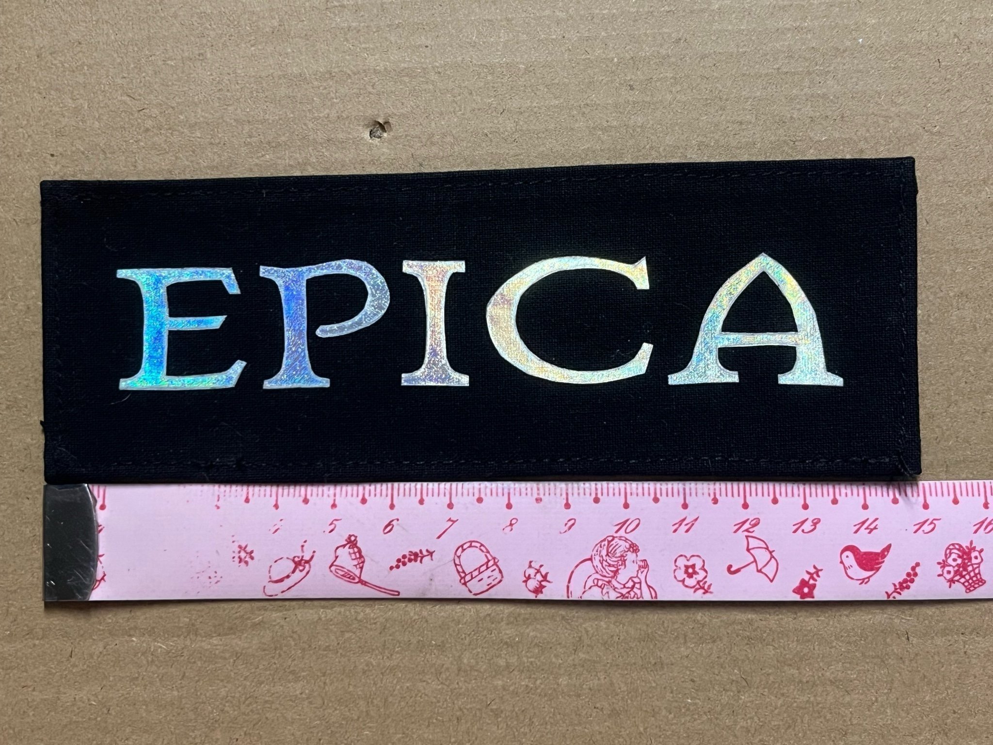 Epica patch silver | Köp på Tradera (712298891)