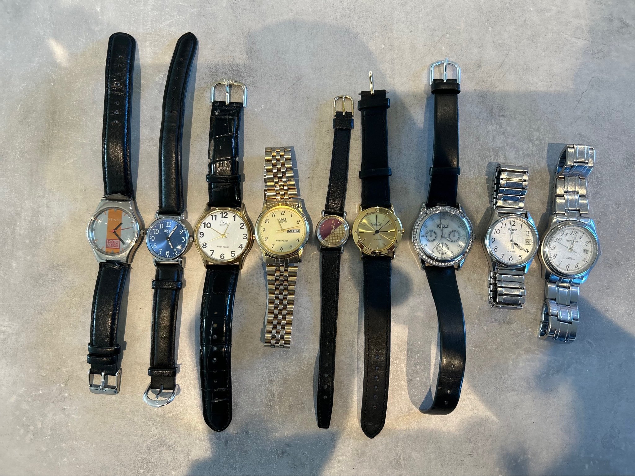 Grymt paket med klockor Q&Q made by citizen mfl | Köp på Tradera ...