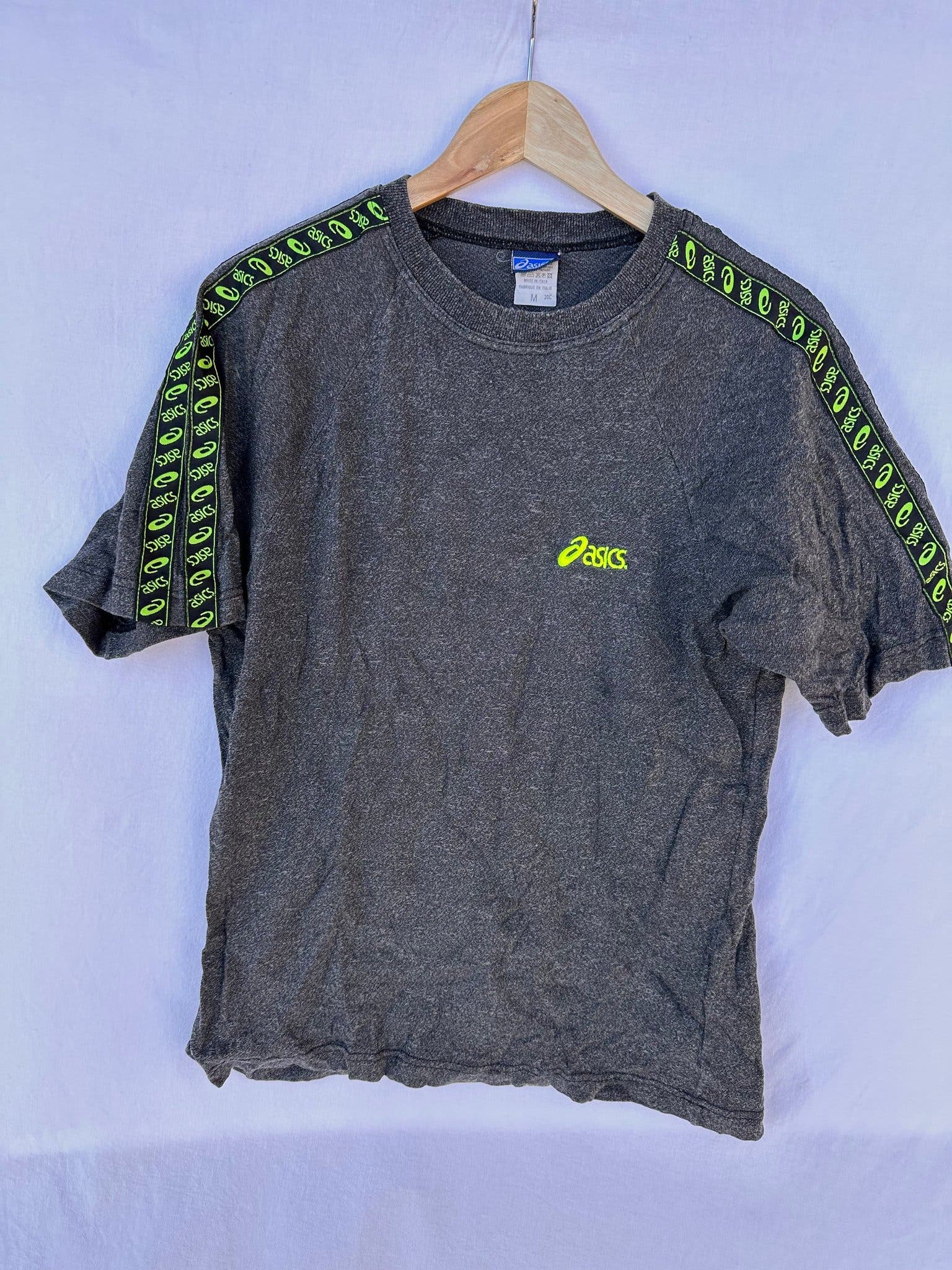 Vintage 90-tal Asics T-shirt Tröja Neon | Köp på Tradera (643641484)