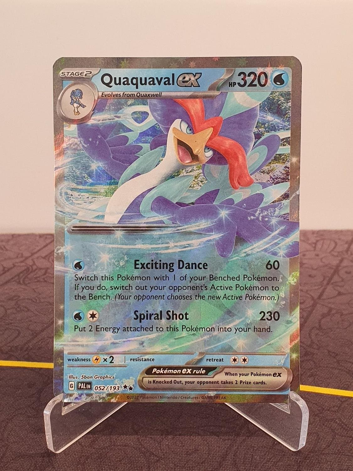 QUAQUAVAL EX 052/193 - Double Rare - Paldea Evo.. | Köp på Tradera ...