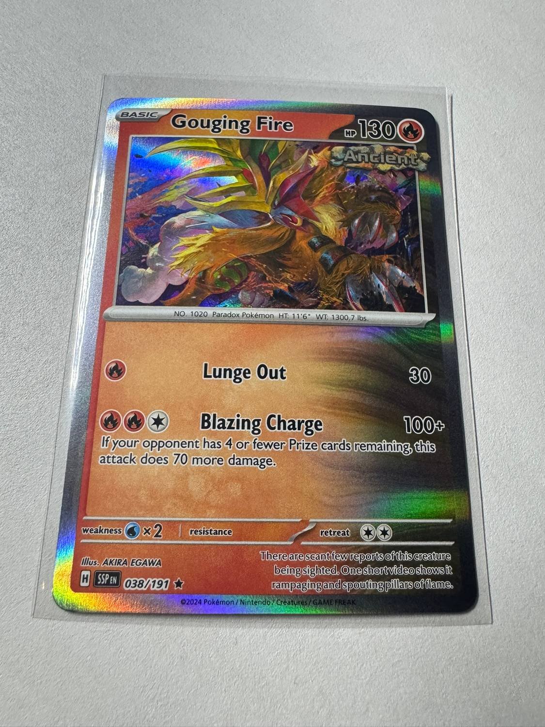 Se produkter som liknar Gouging Fire [Holo] #38/191 P.. på Tradera ...