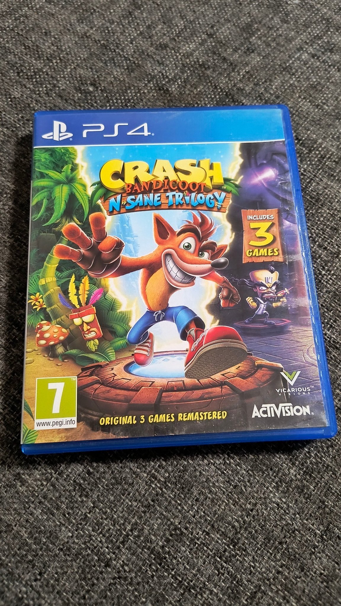 Crash Bandicoot N. Sane Trilogy - PS4/ps5 spel | Köp på Tradera (711367682)