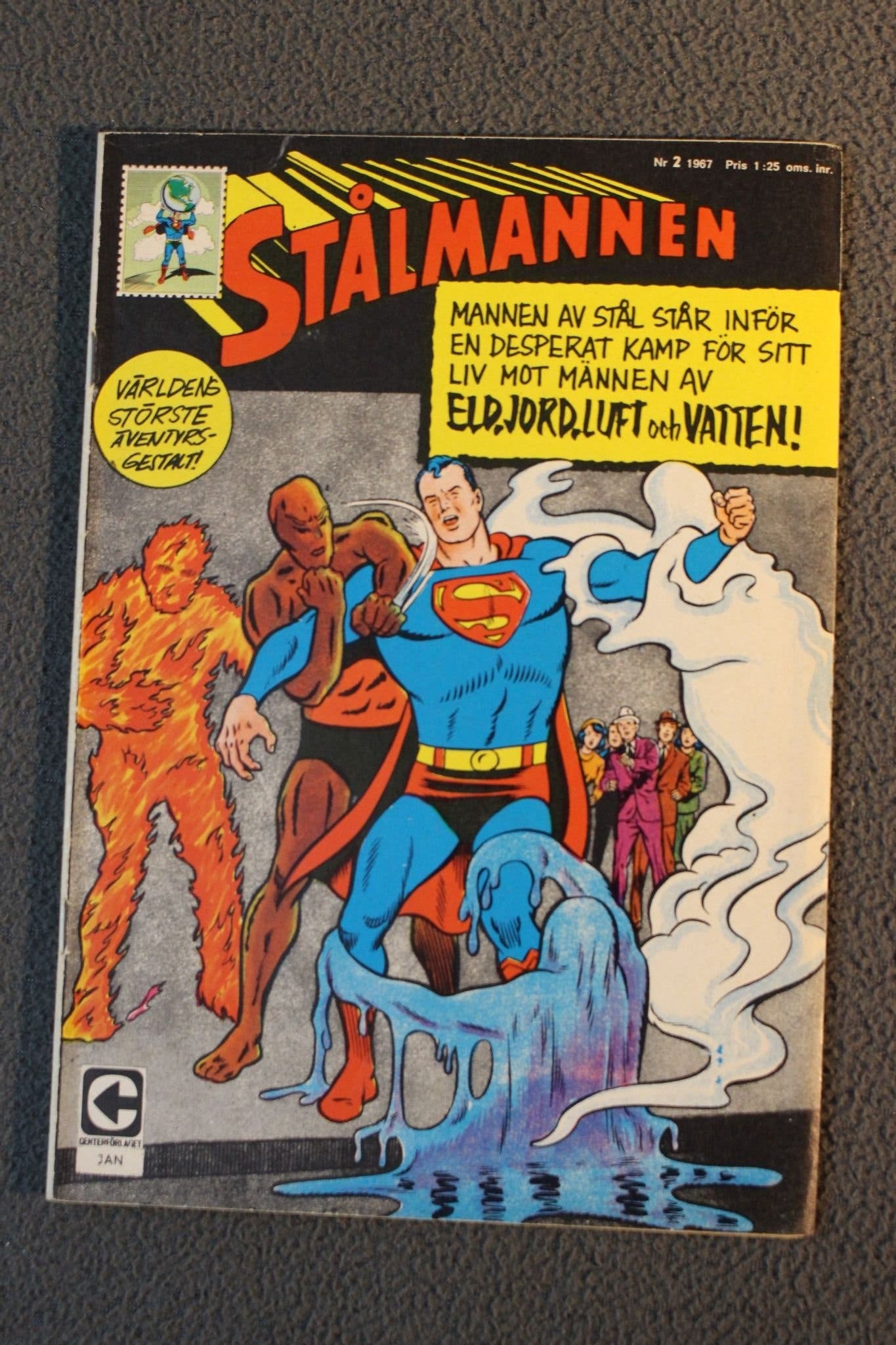 Stålmannen nr 2 1967 i bra skic.. | Köp från ComiqSense på Tradera ...