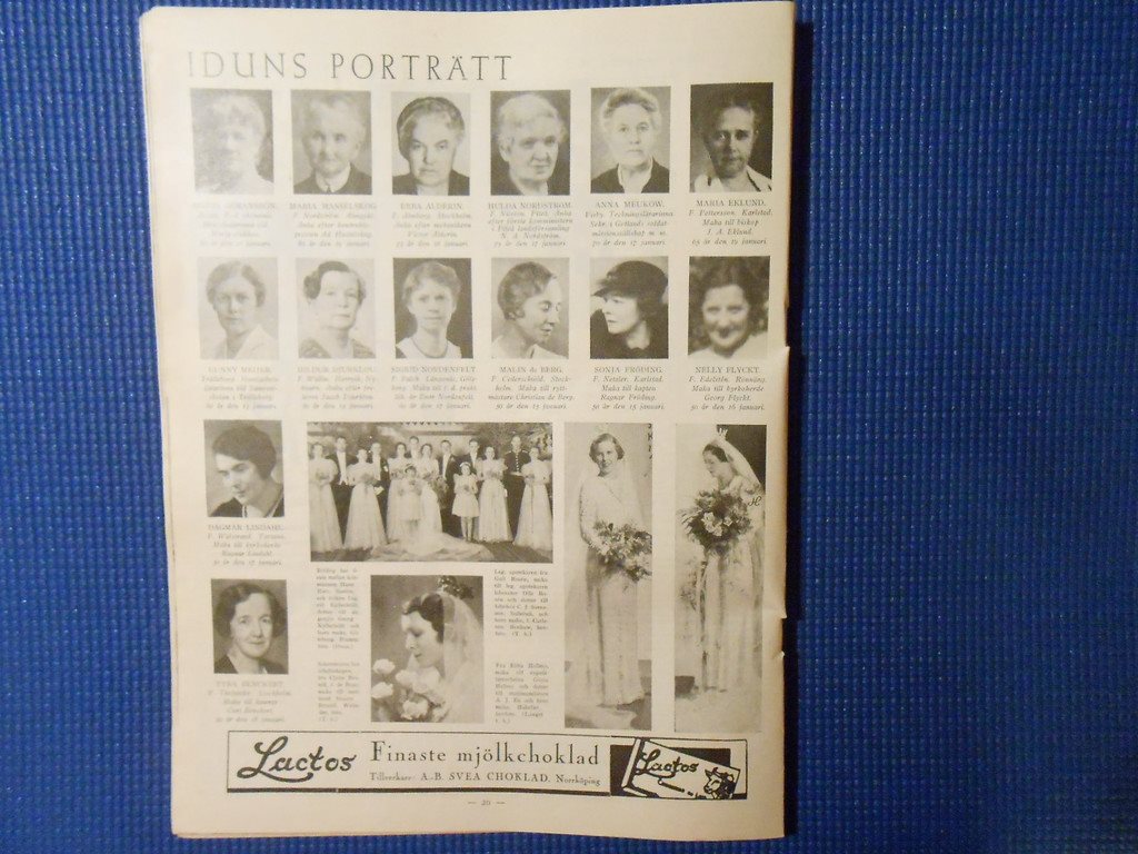 Idun nr 3 1938 Arne Tiselius Kronprinsessan Ing.. | Köp på Tradera ...