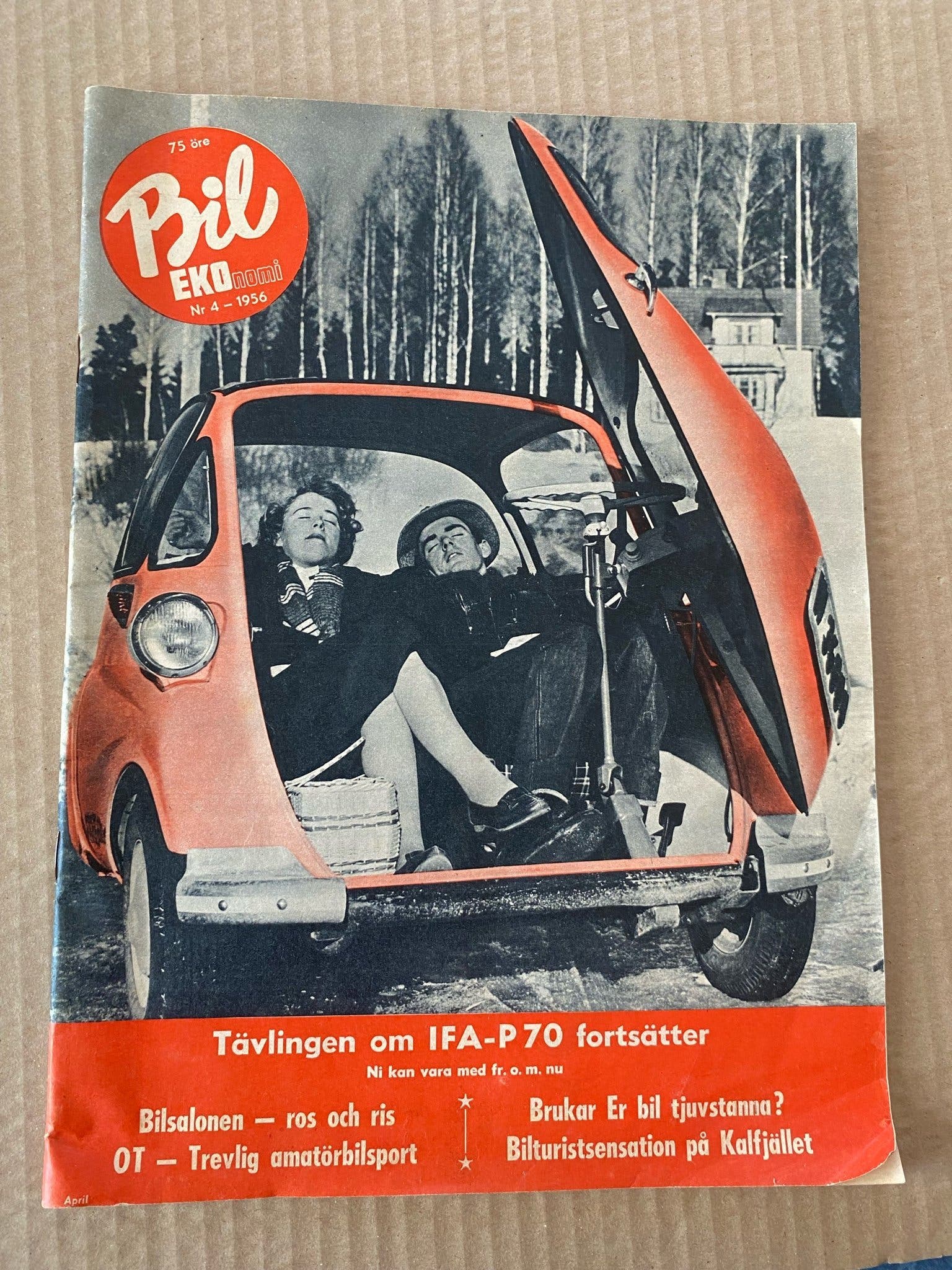 Tidning BIl EKOnomi Nr 4 1956 IFA Scania Bilori.. | Köp på Tradera ...